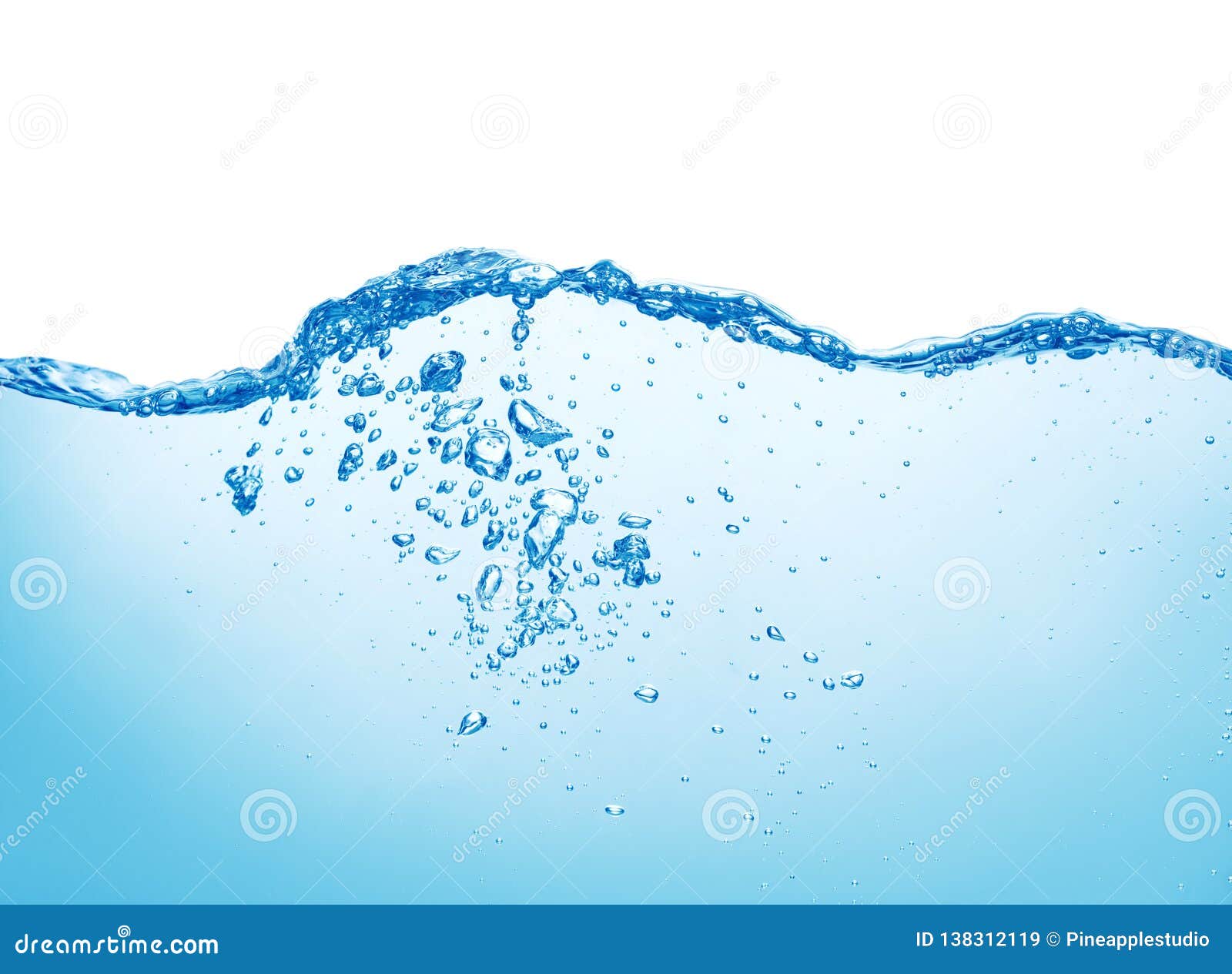 Water on white background stock image. Image of nature - 138312119