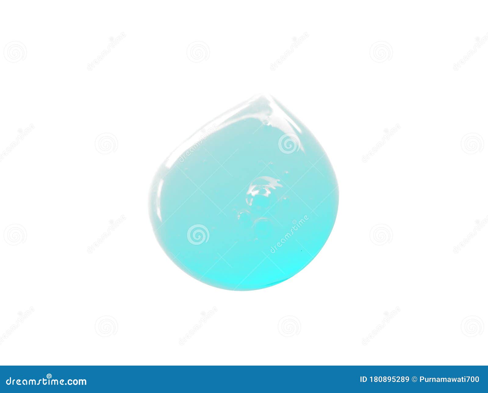 Water on White Background. Spilled Water Puddle Isolated on White ...