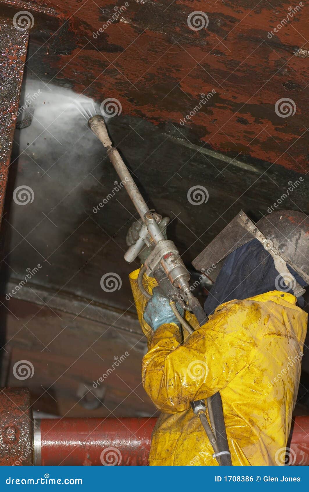 Water work stock photo. Image of mask, protection, scour - 1708386