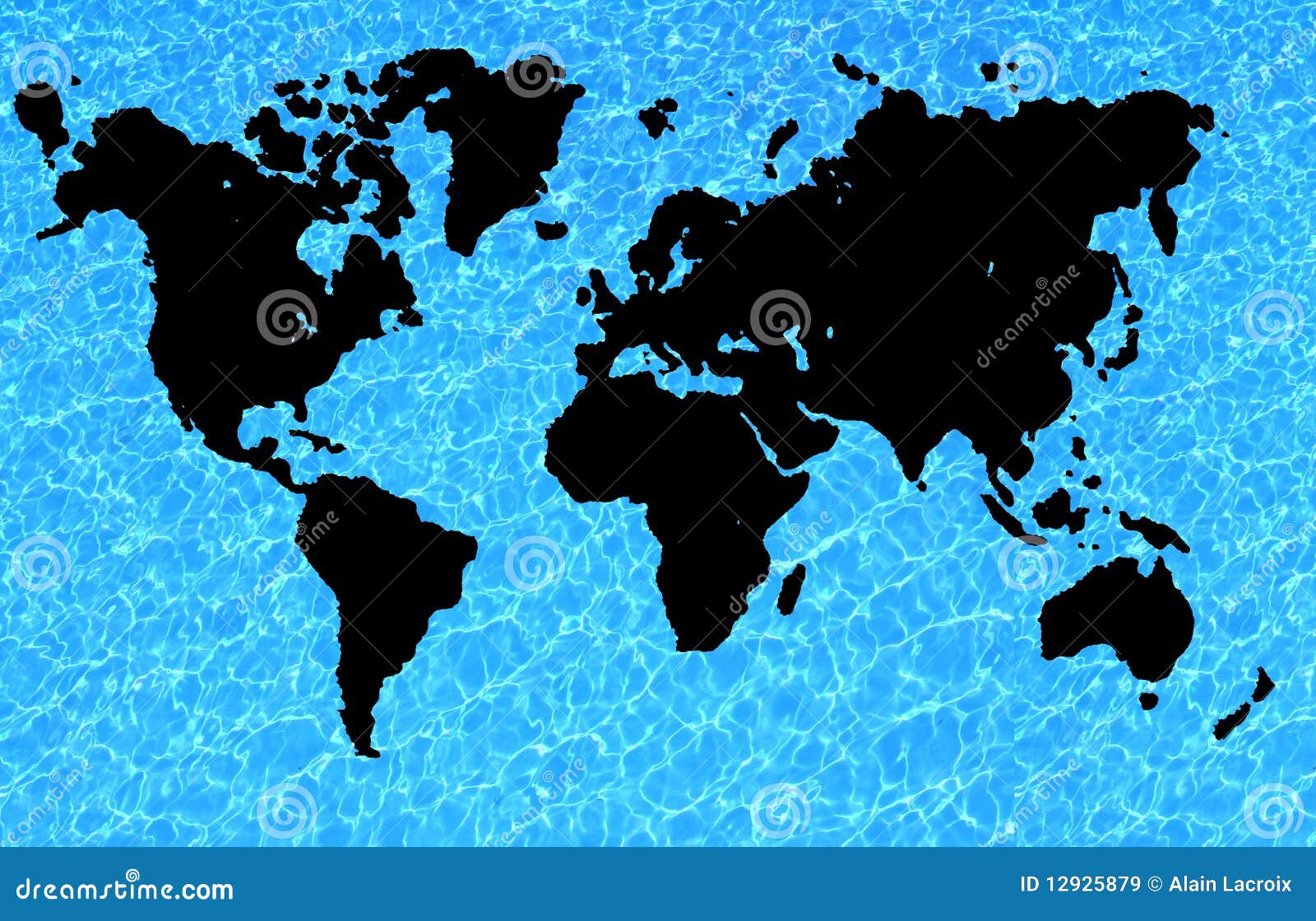 Water world stock image. Image of globe, countries, environment - 12925879