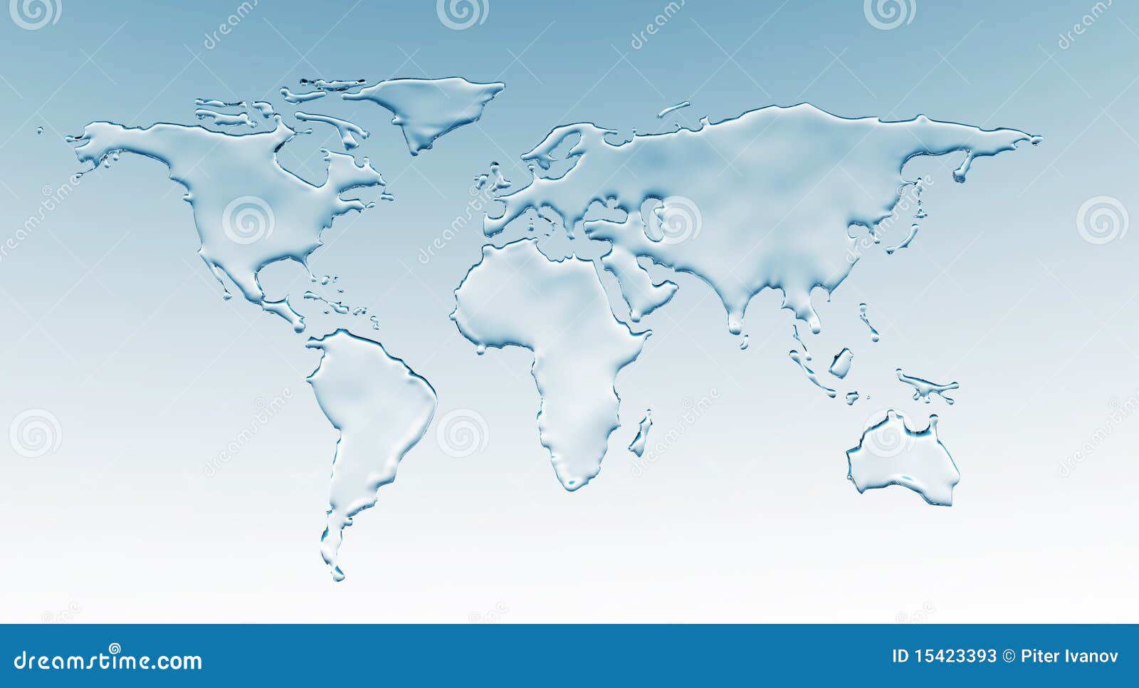 The World Map Of Water Availability Infographic Vector Illustration ...