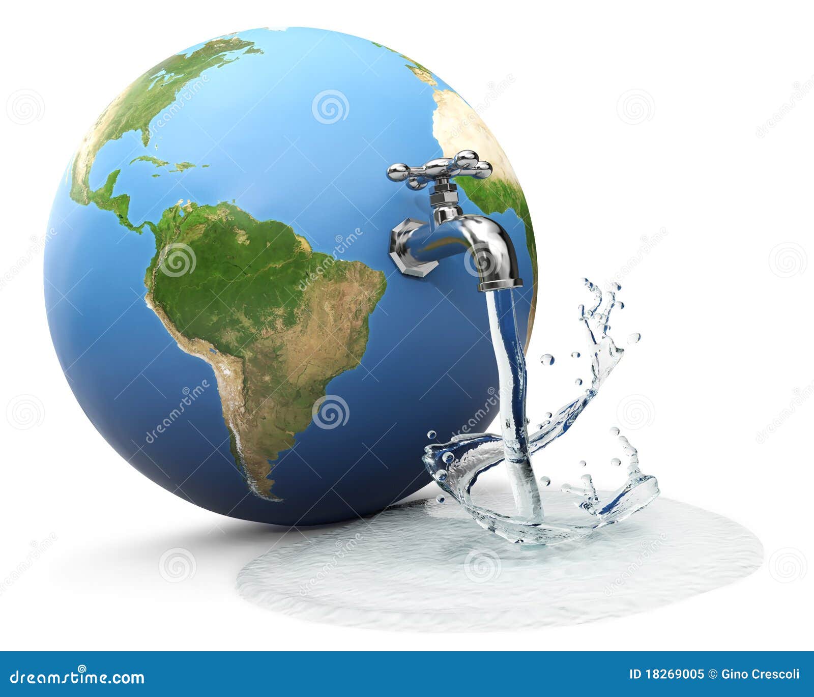 Water world stock illustration. Illustration of world - 18269005