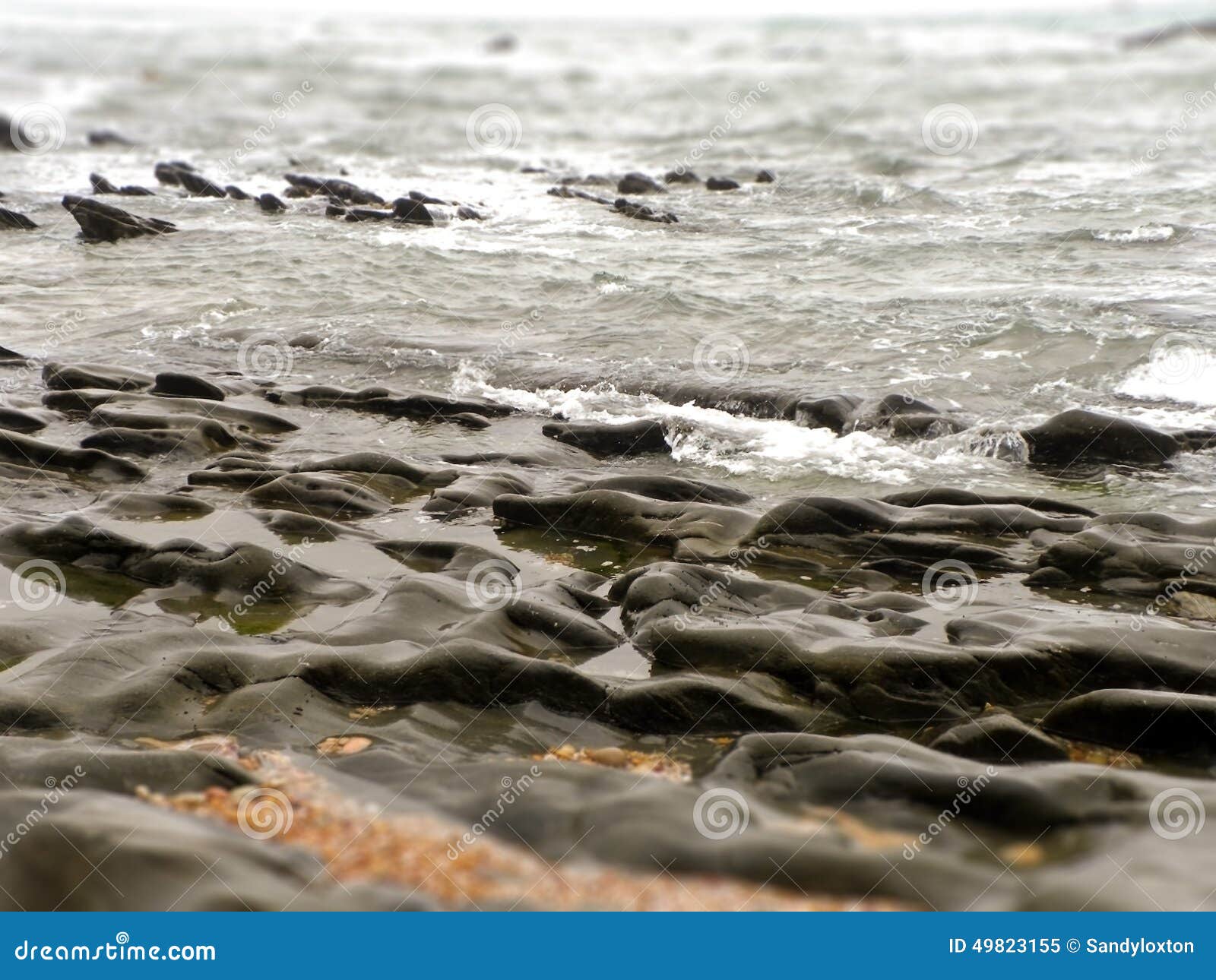 Water worn rocks stock image. Image of worn, flowing - 49823155