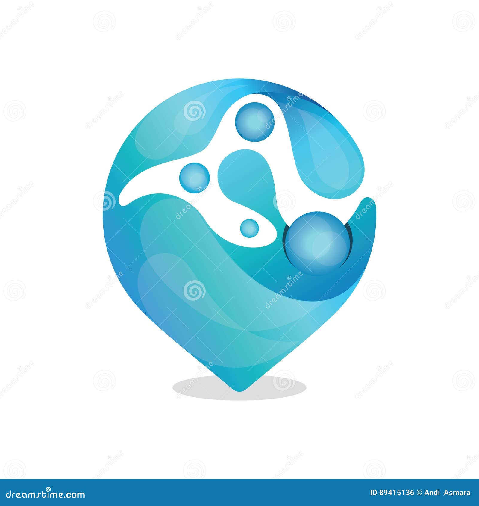 Water Zone stock vector. Illustration of earth, place - 89415136