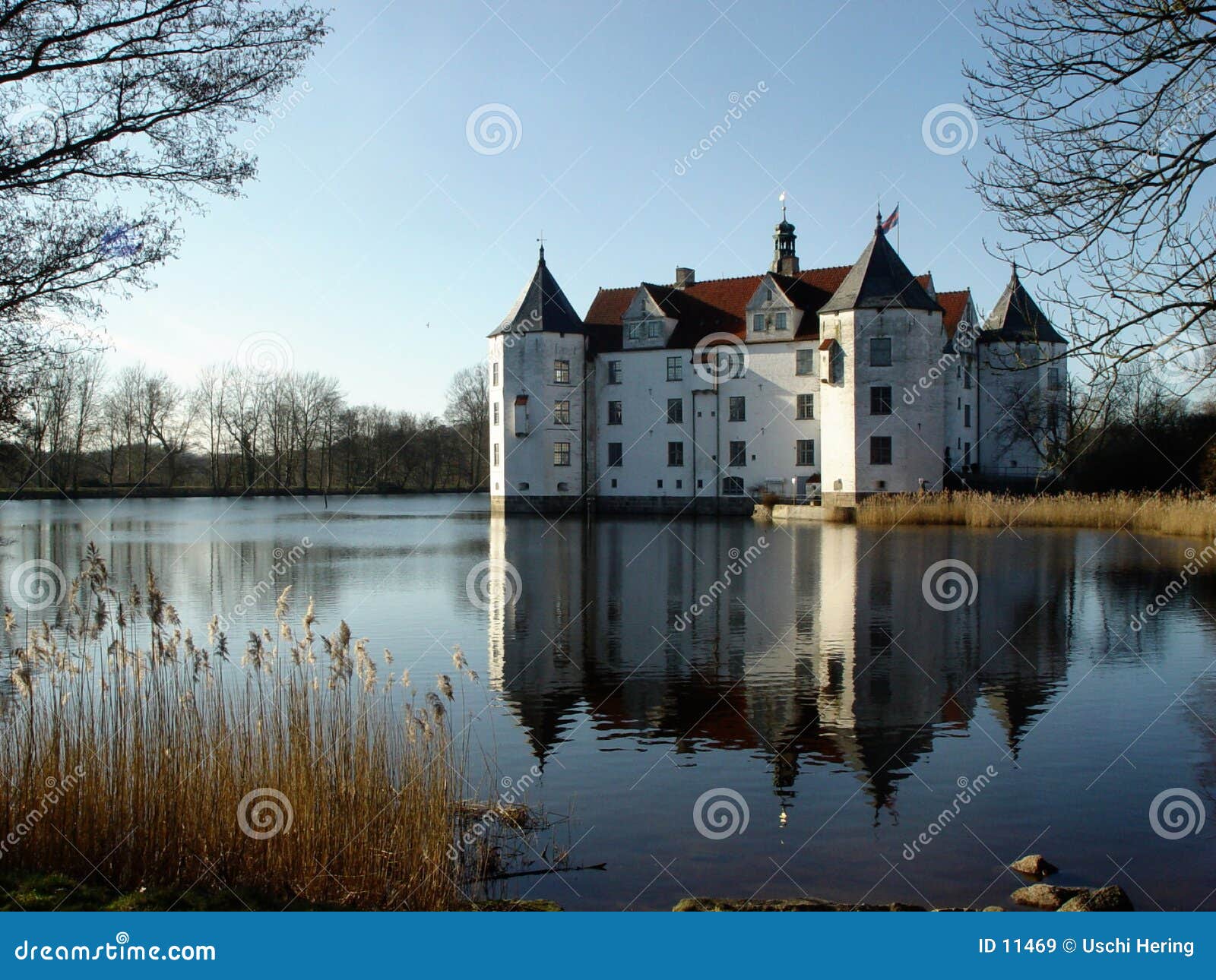Watercastle stock image. Image of antique, towers, ages - 11469
