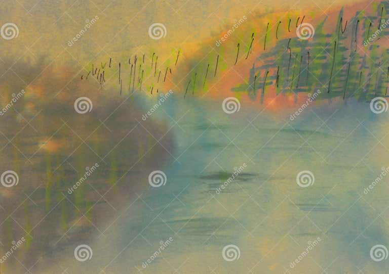 Watercolor stock illustration. Illustration of original - 13513076