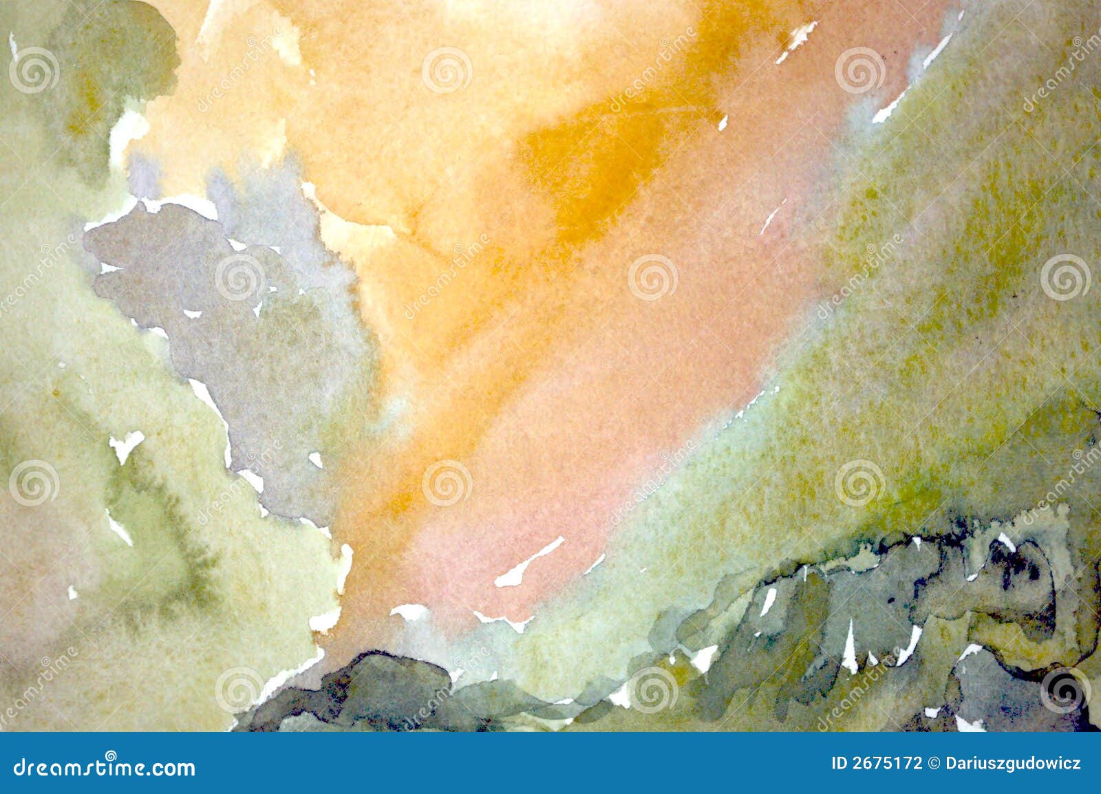 Watercolor Abstract Background Stock Photo - Image of brush, color: 2675172