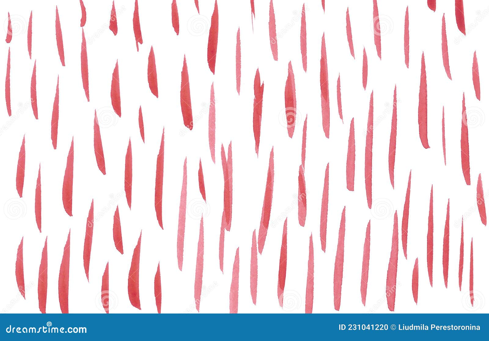 Watercolor Abstract Background in the Form of Vertical Lines in Red ...
