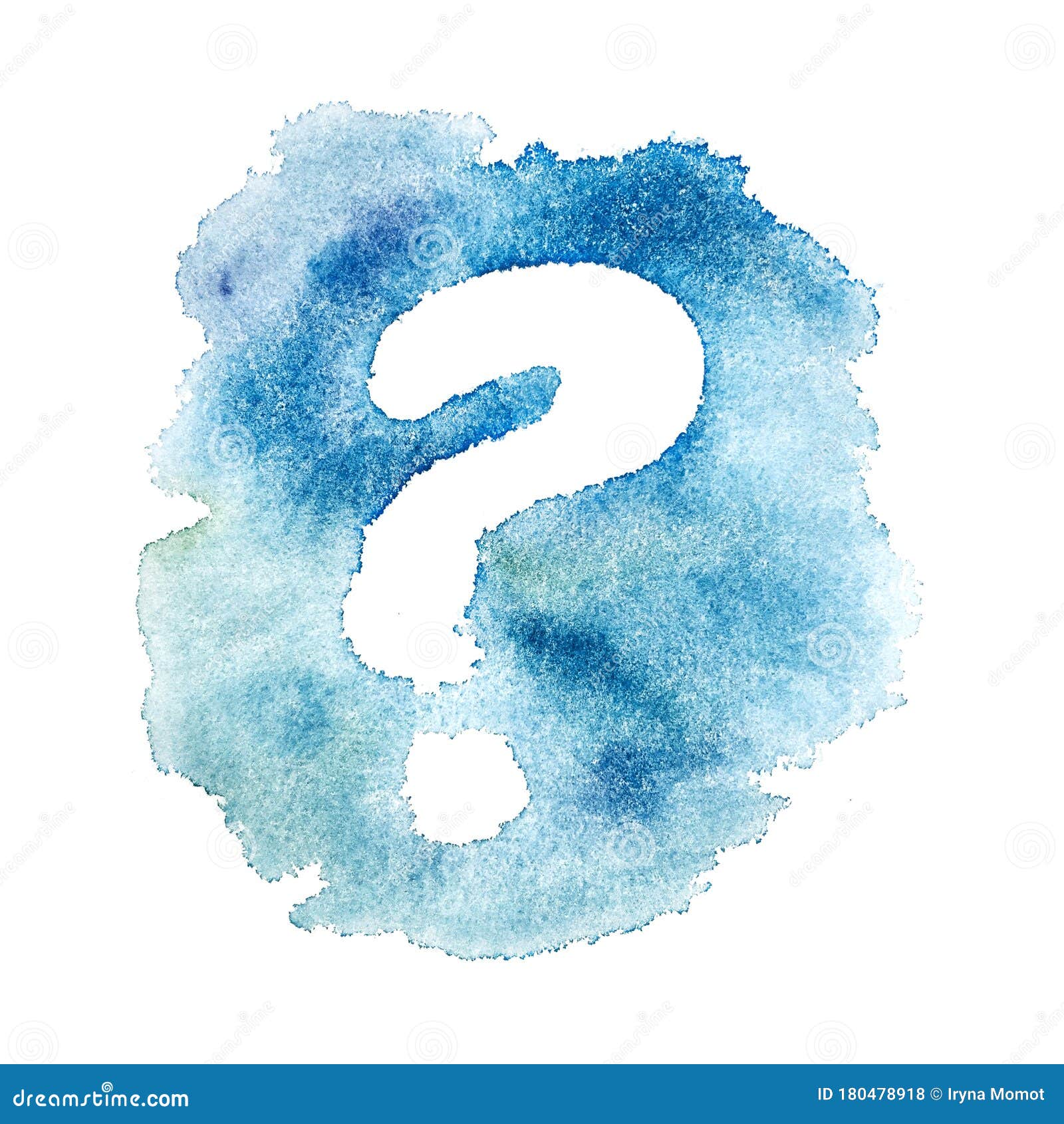 The Red Watercolor Question Mark Sign With Yes And No Check Mark Vector ...