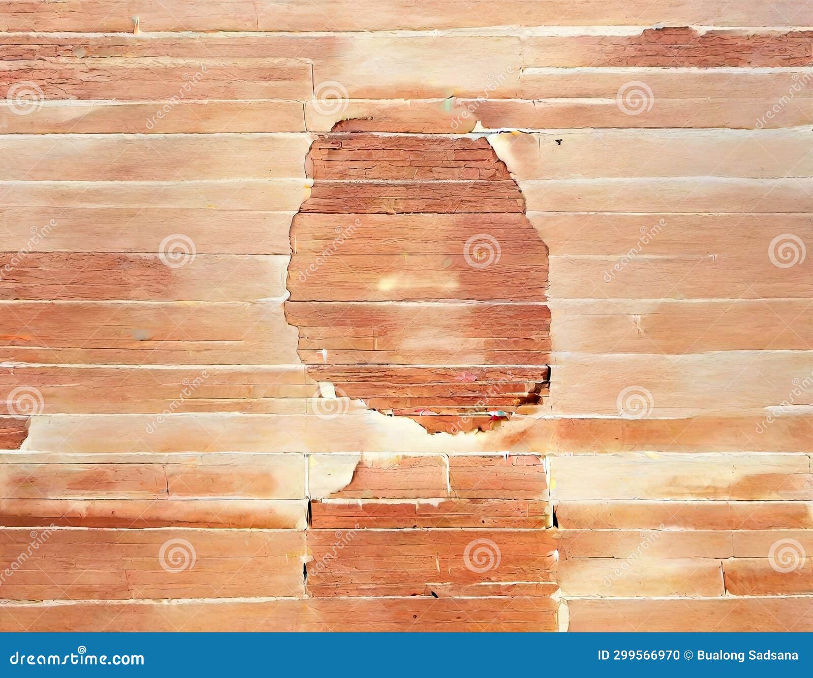 Watercolor of Abstract Brick Wall Stock Illustration - Illustration of ...