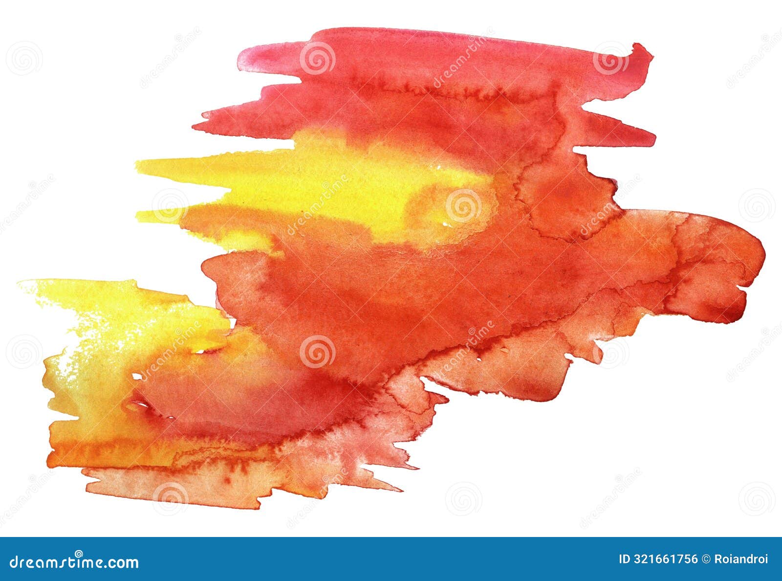 Watercolor Abstract Red and Yellow Background Stock Photo - Image of ...