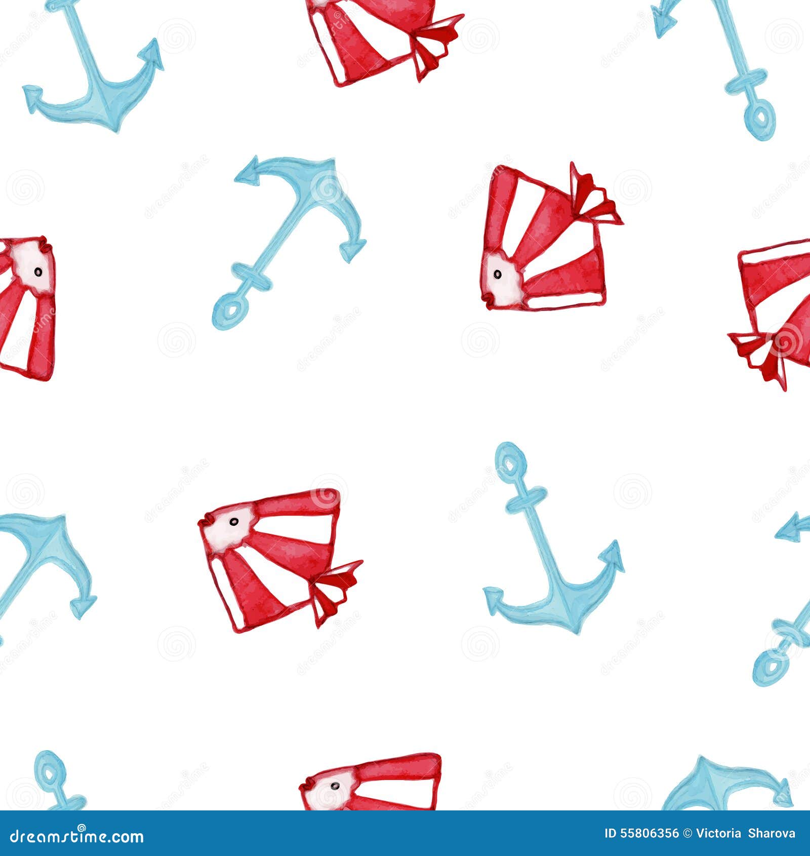 Watercolor Ancor Stock Illustrations – 5 Watercolor Ancor Stock ...