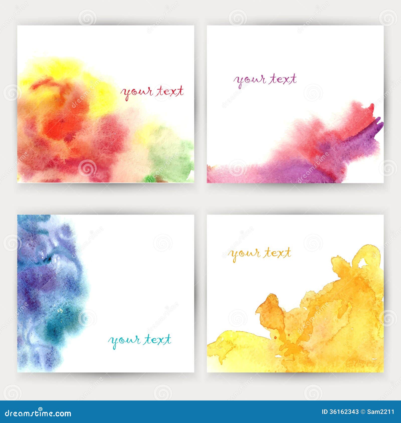 Watercolor Background . Cartoon Vector | CartoonDealer.com #36162343