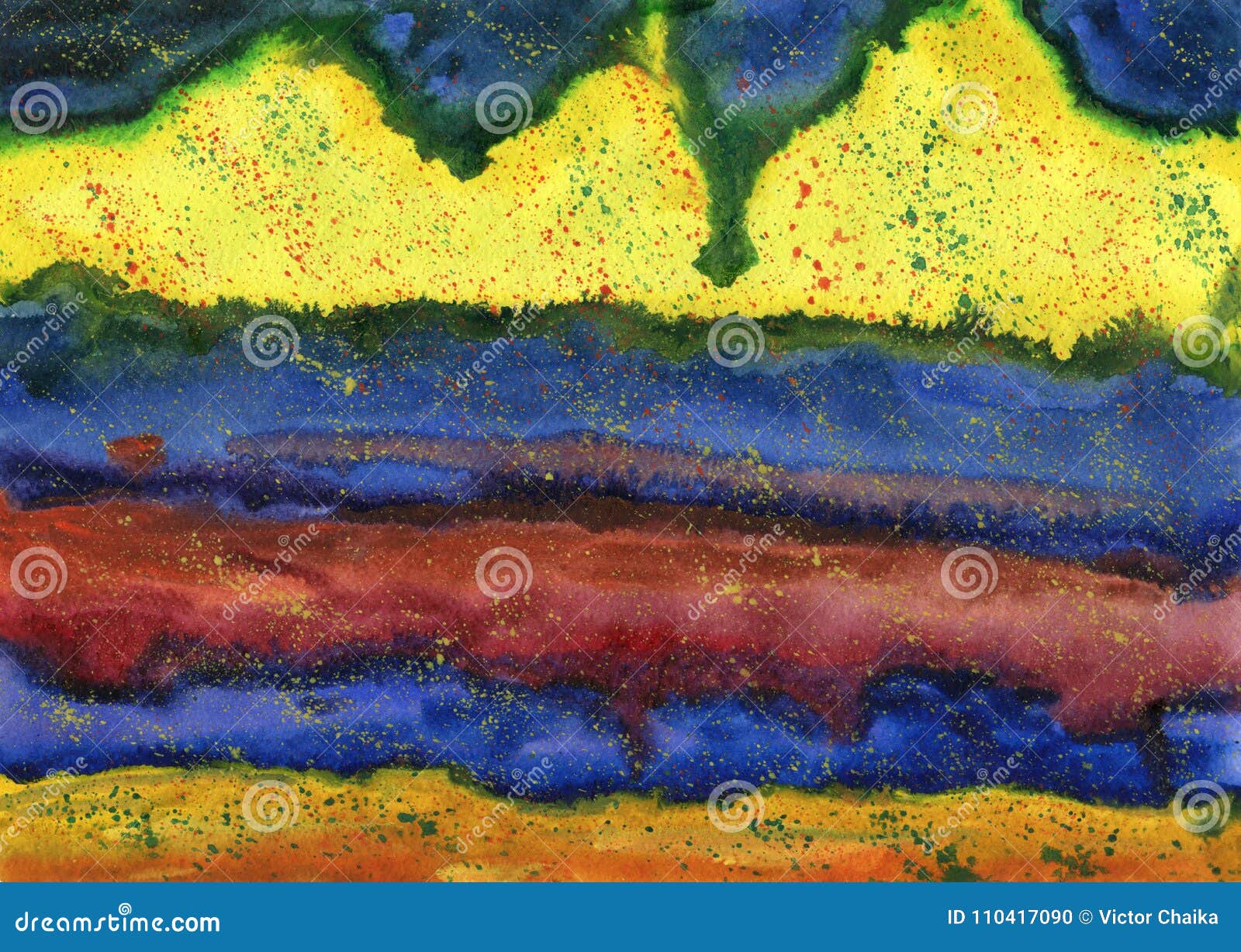 Watercolor background. stock illustration. Illustration of modern ...