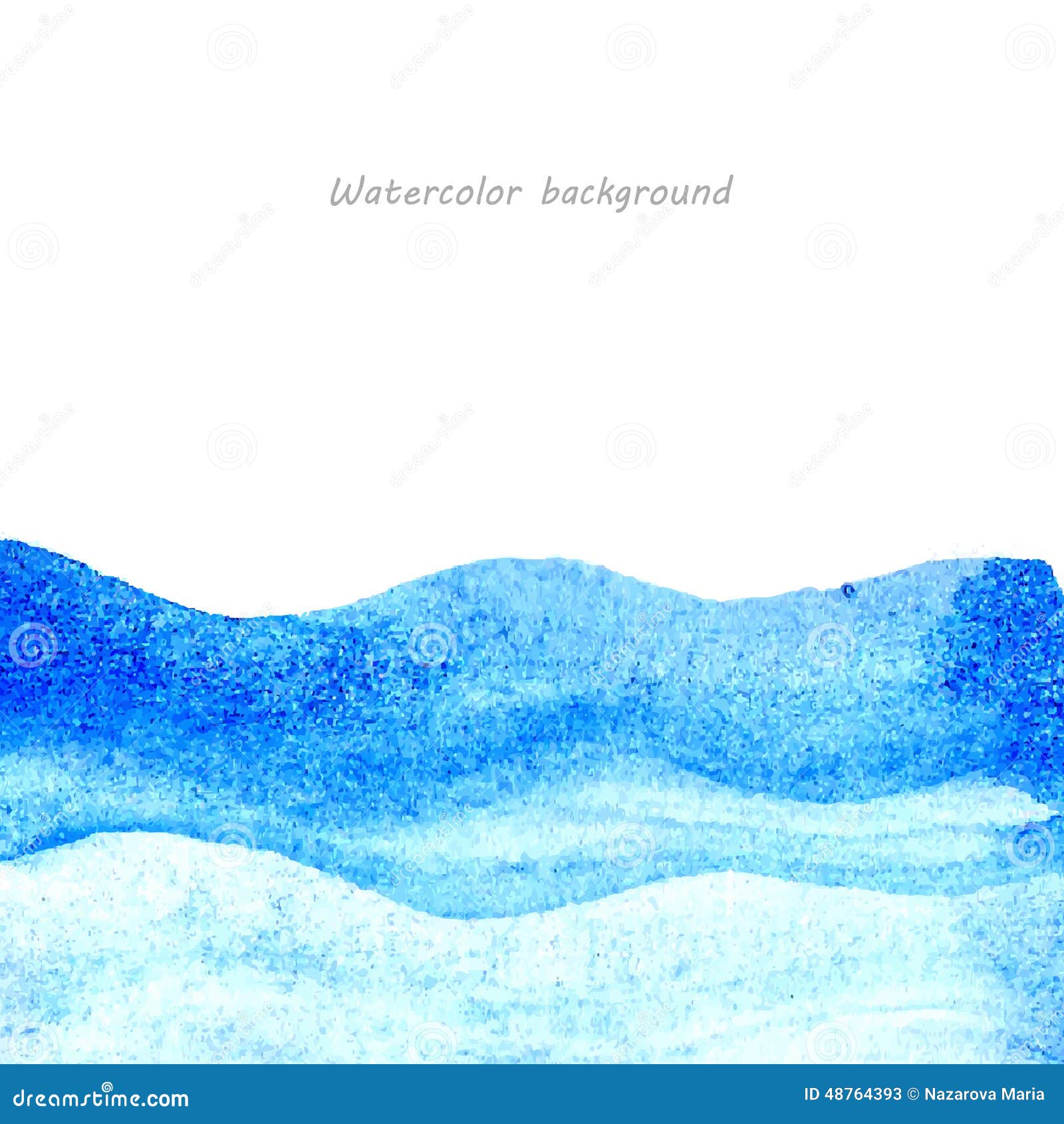 Watercolor background stock vector. Illustration of drawing - 48764393