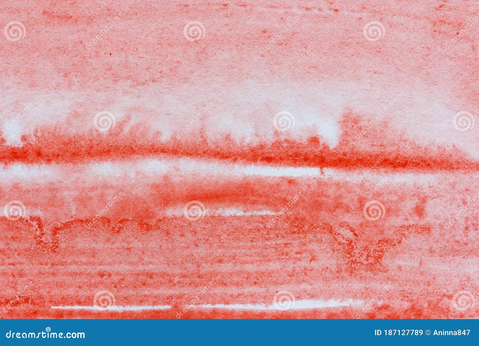 Watercolor Background, Red Brush Strokes Stock Image - Image of surface ...