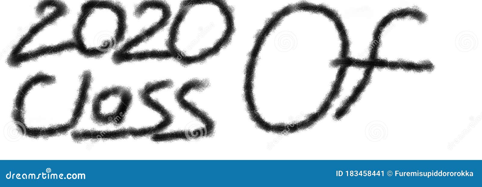 Class of 2020 Hand Drawn Brush Lettering Graduation Logo Template for ...