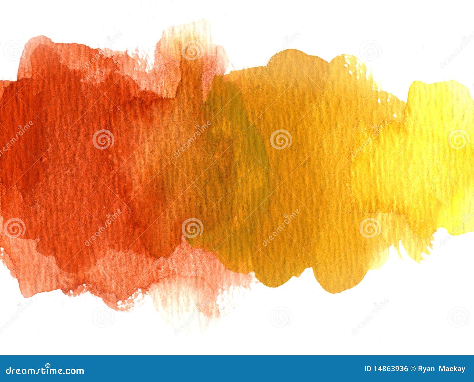 Watercolor blotch stock photo. Image of creativity, yellow - 14863936