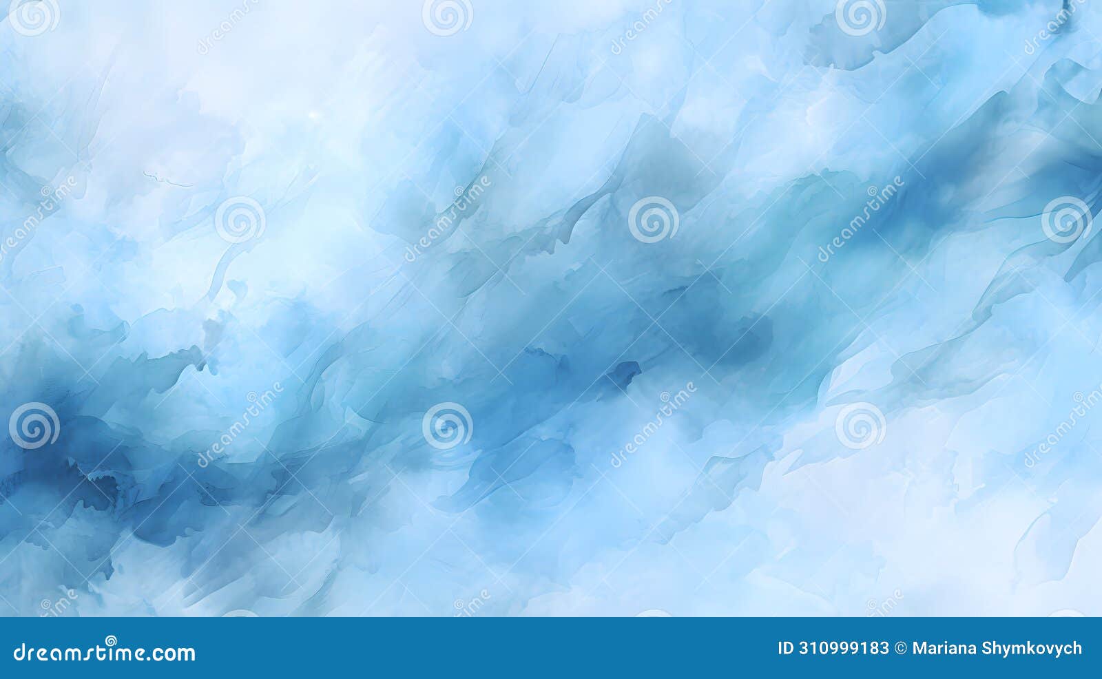 Watercolor Blue Background. Blue Watercolor Abstract Background. Stock ...