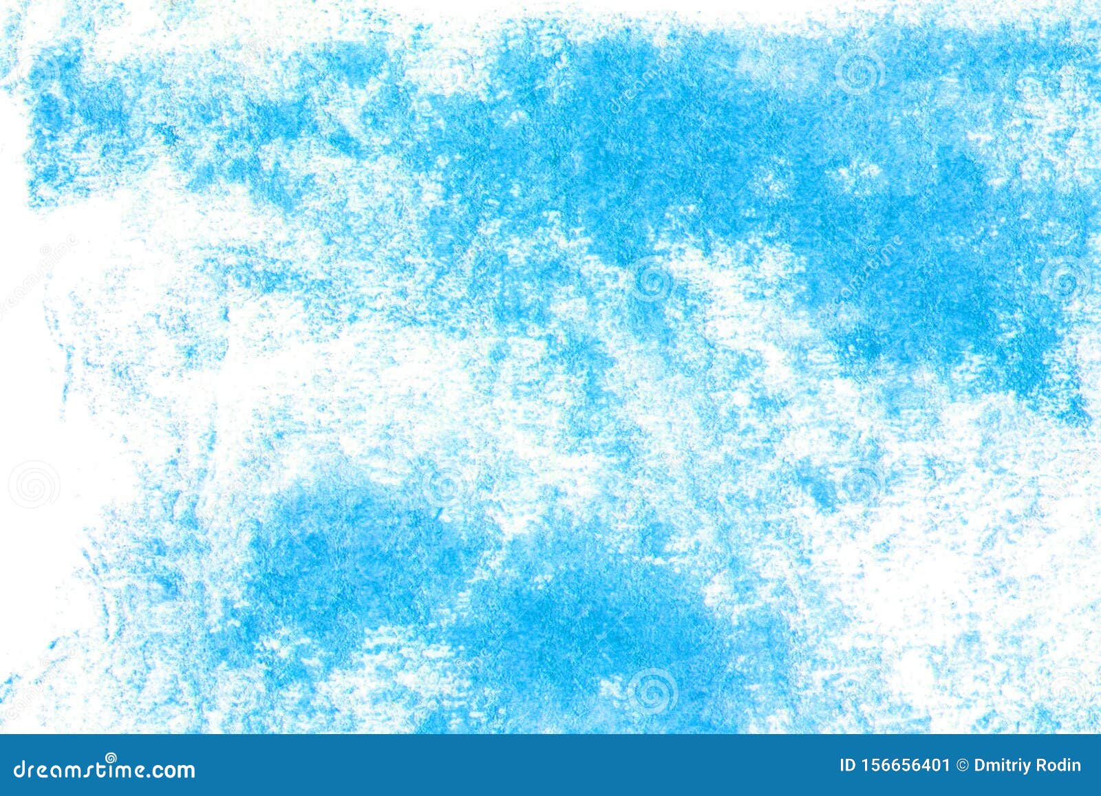Watercolor Blue Background on Paper. Abstract Illustration Stock ...