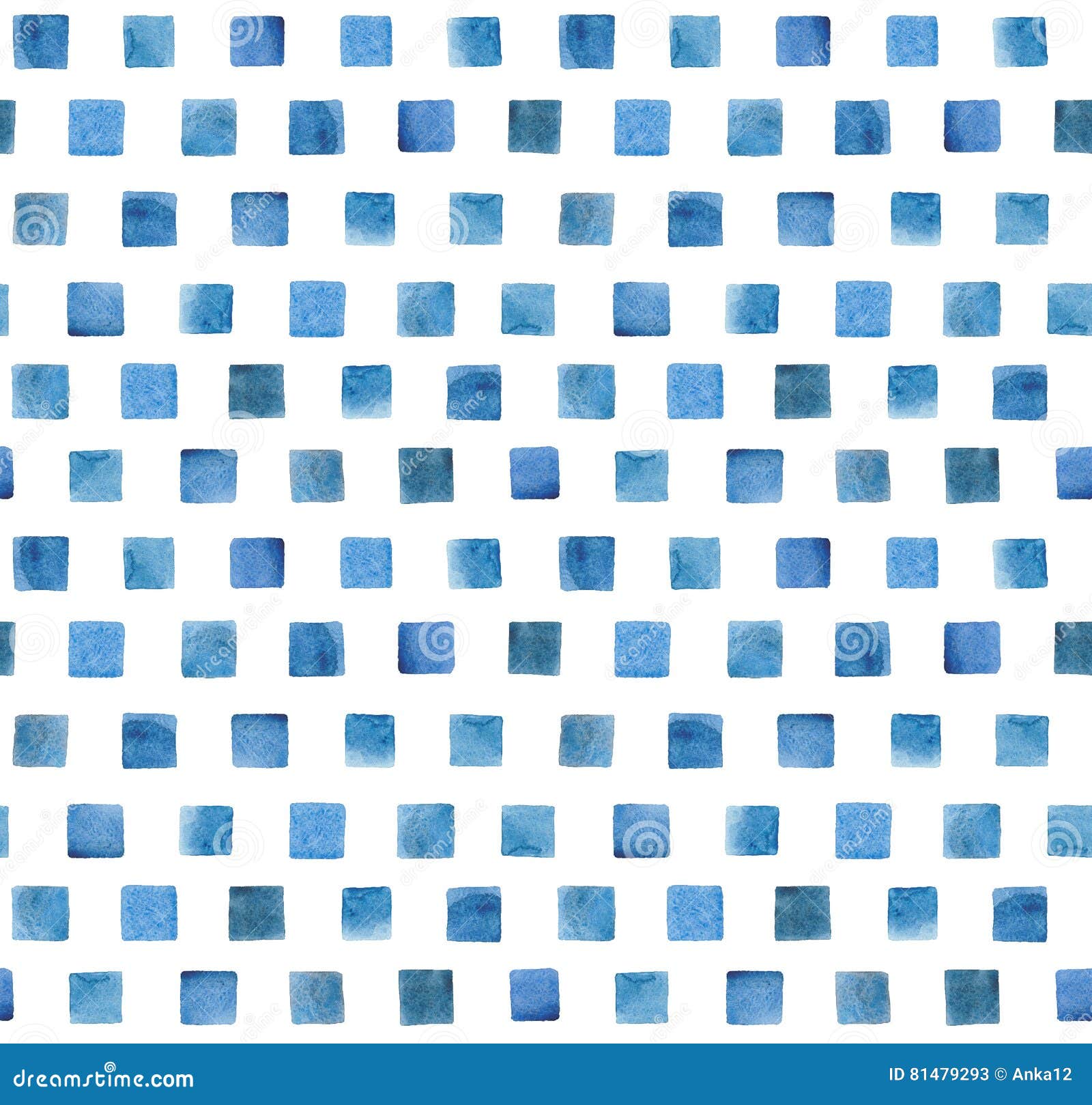 Watercolor blue pattern stock illustration. Illustration of element ...