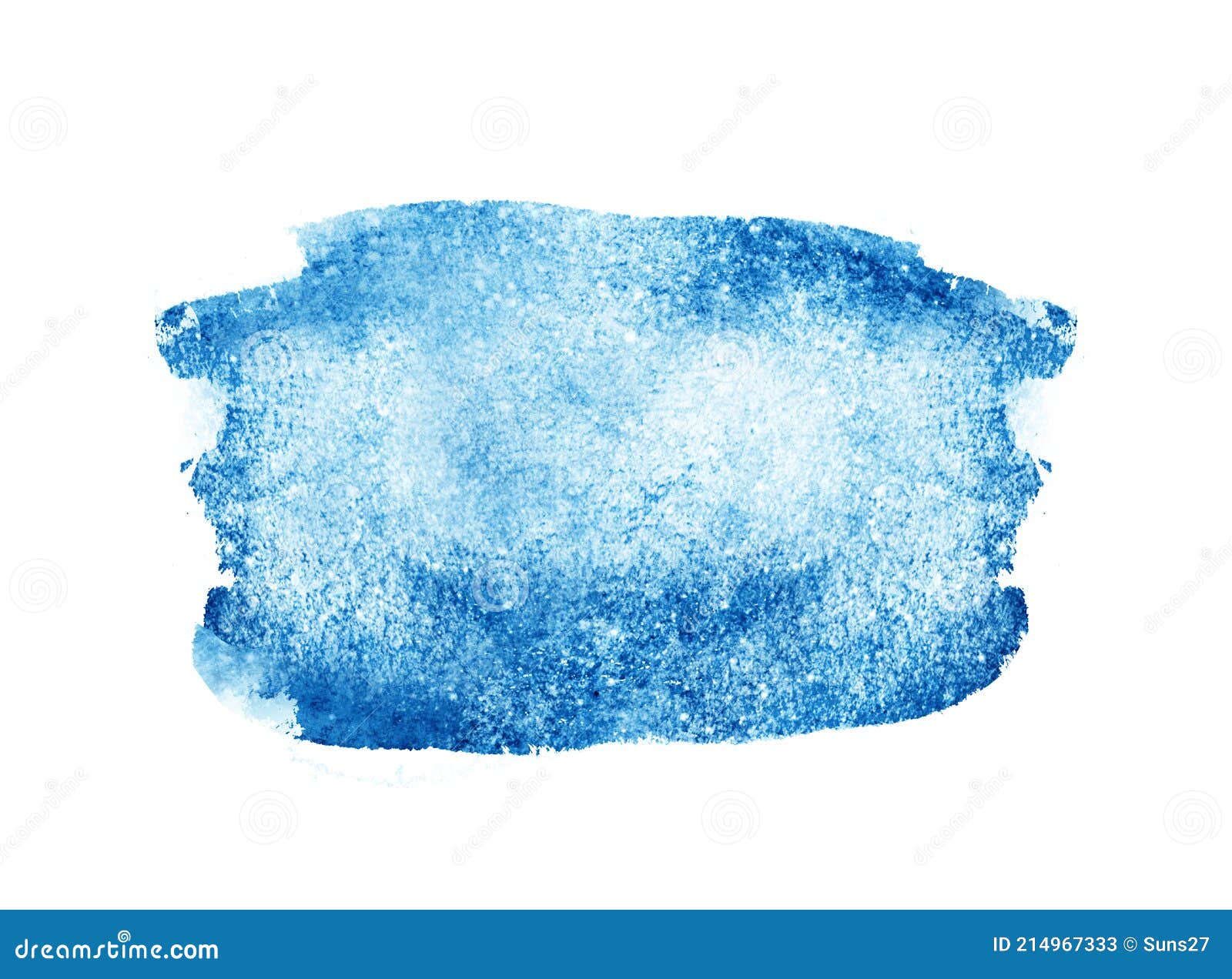 Watercolor Blue Rectangle on White Stock Image - Image of amazing ...