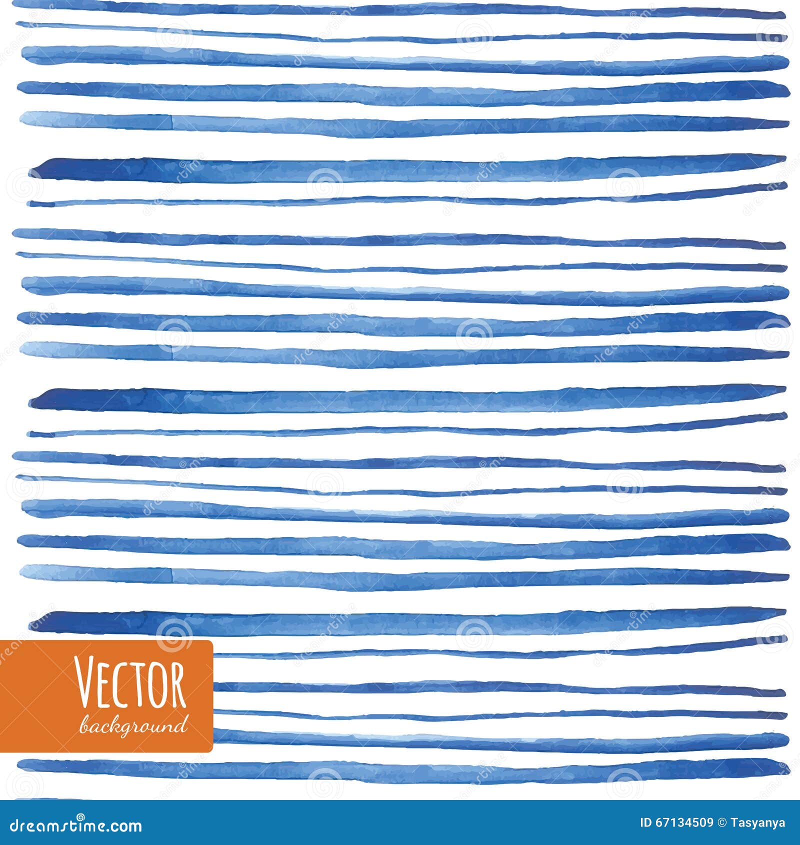 Watercolor blue strips stock vector. Illustration of shining - 67134509