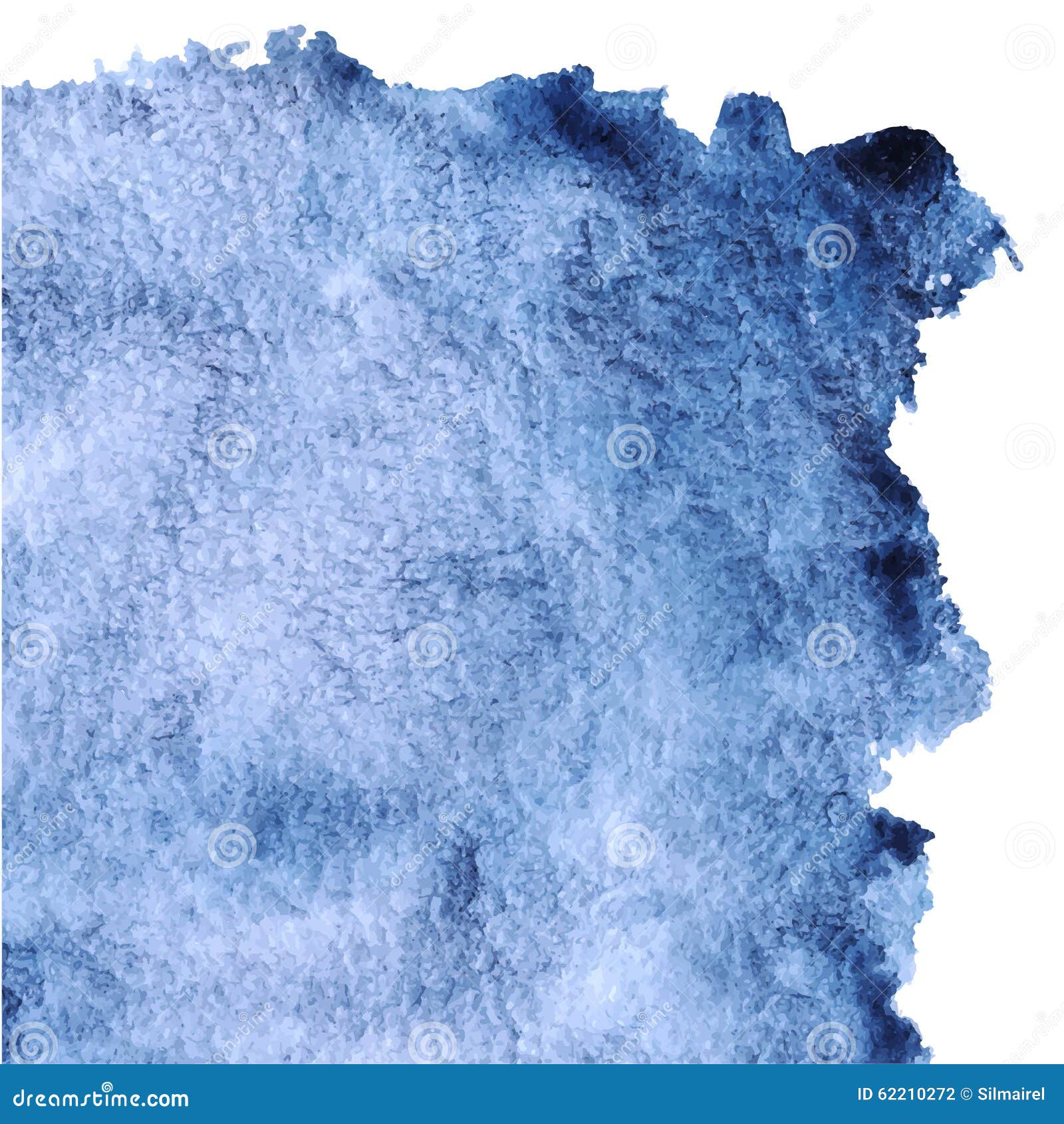 Watercolor Navy Blue Abstract Grunge Vector Texture Background Stock ...