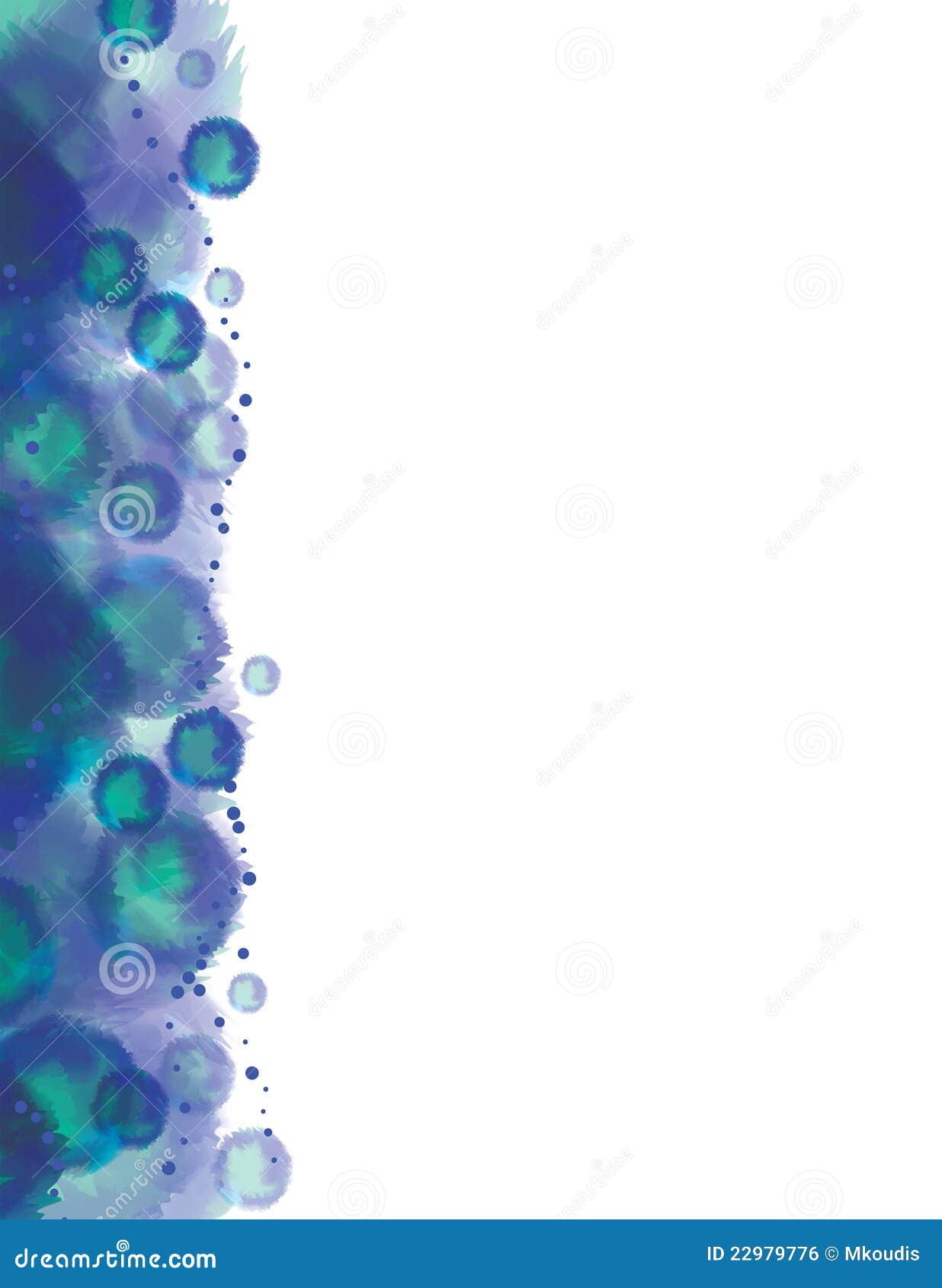 Watercolor Border stock illustration. Illustration of graphic - 22979776