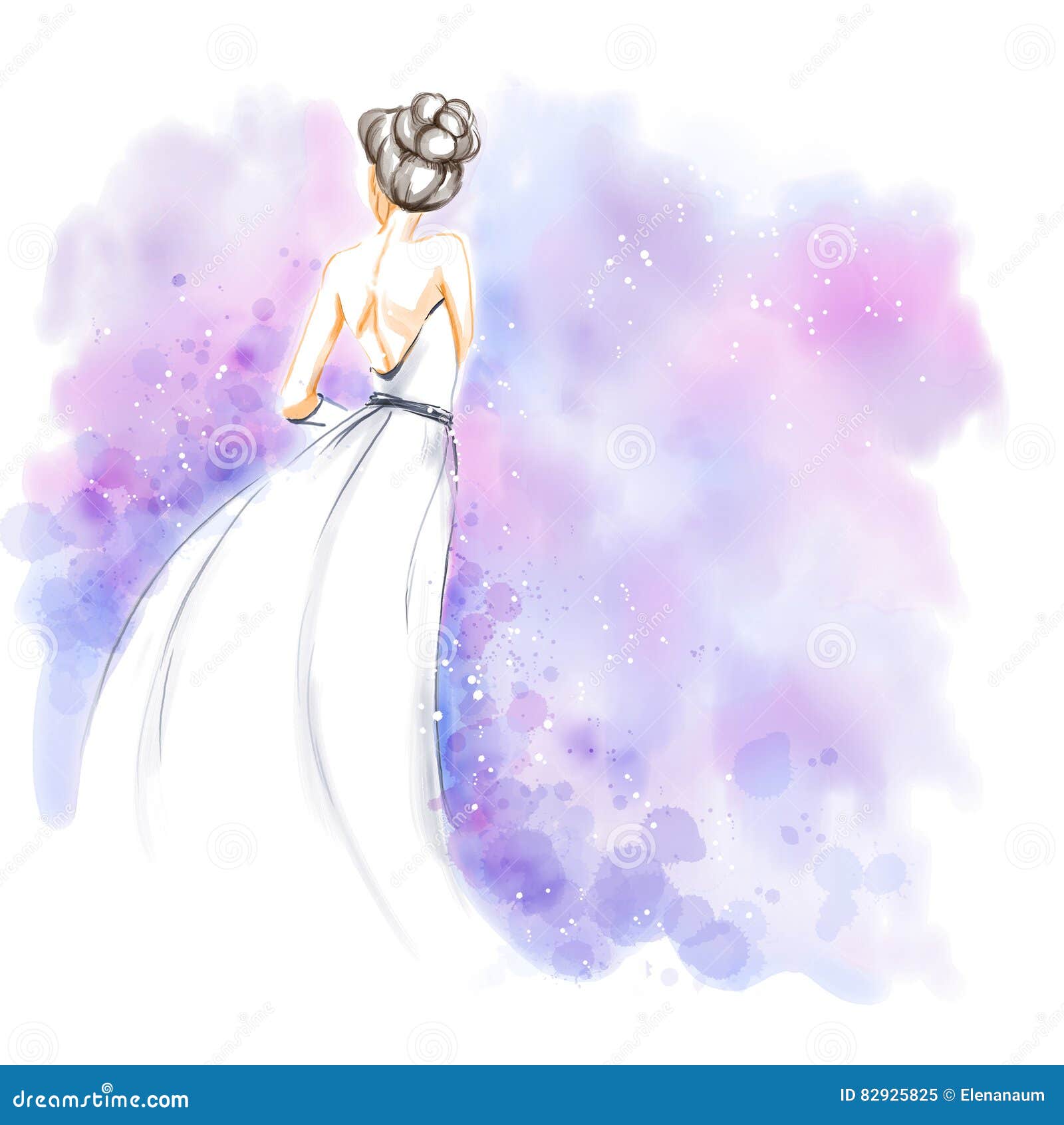 Bride Watercolour Stock Illustrations – 745 Bride Watercolour Stock ...