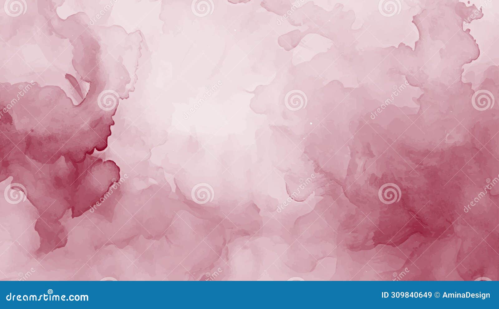 Watercolor Burgundy Abstract Background. Watercolour Maroon Splash ...