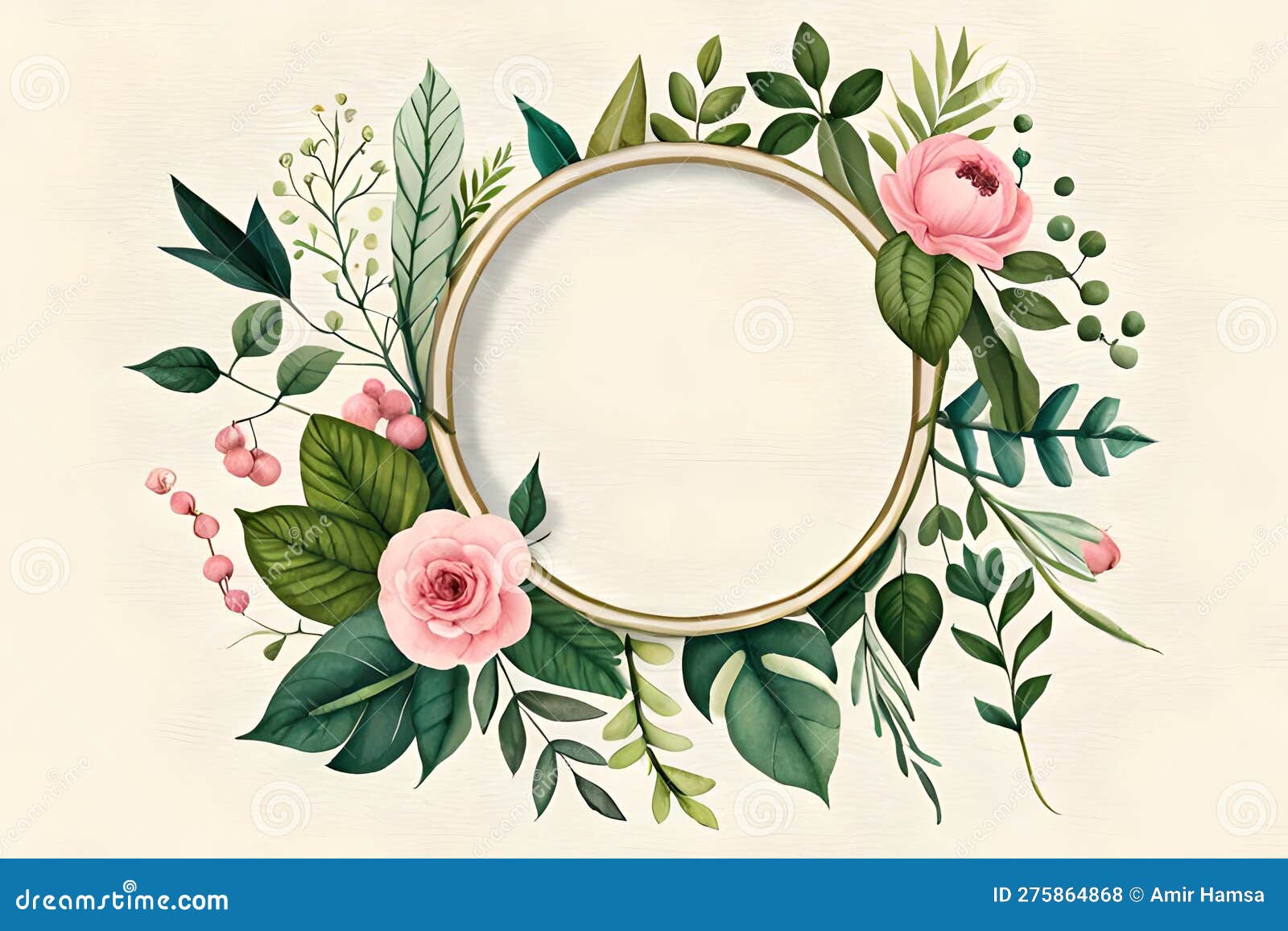 Watercolor clip art stock illustration. Illustration of border - 275864868