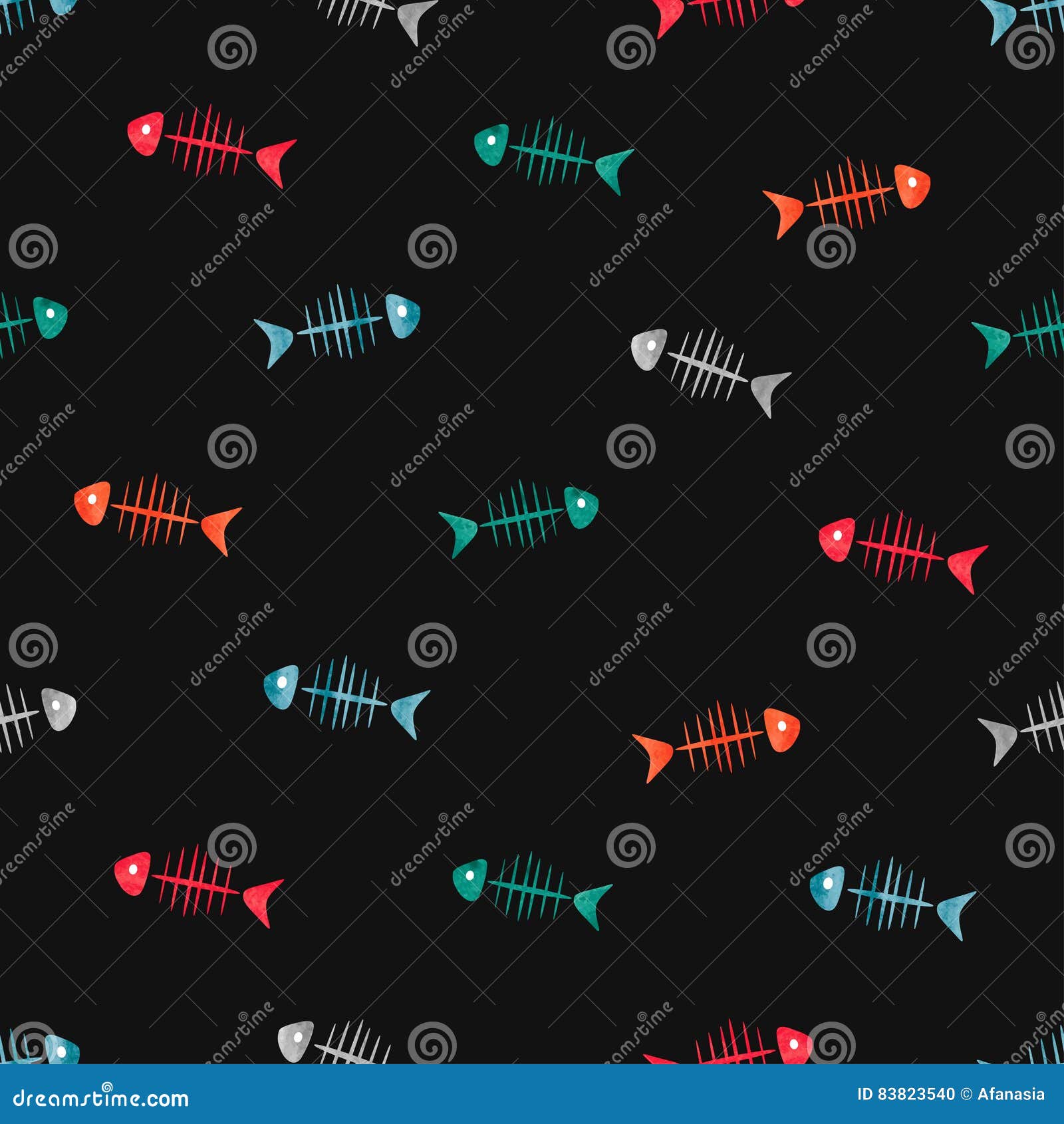 Fish Bones Icon On White Background. Simple Element Illustration From ...