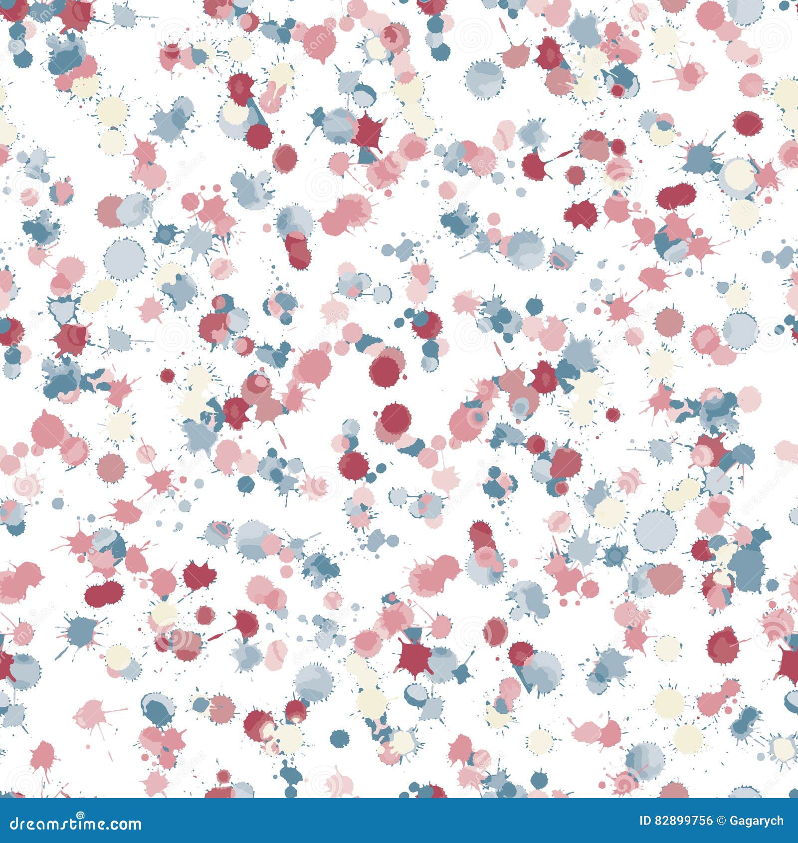 Watercolor Confetti Vector Seamless Pattern. Stock Vector ...