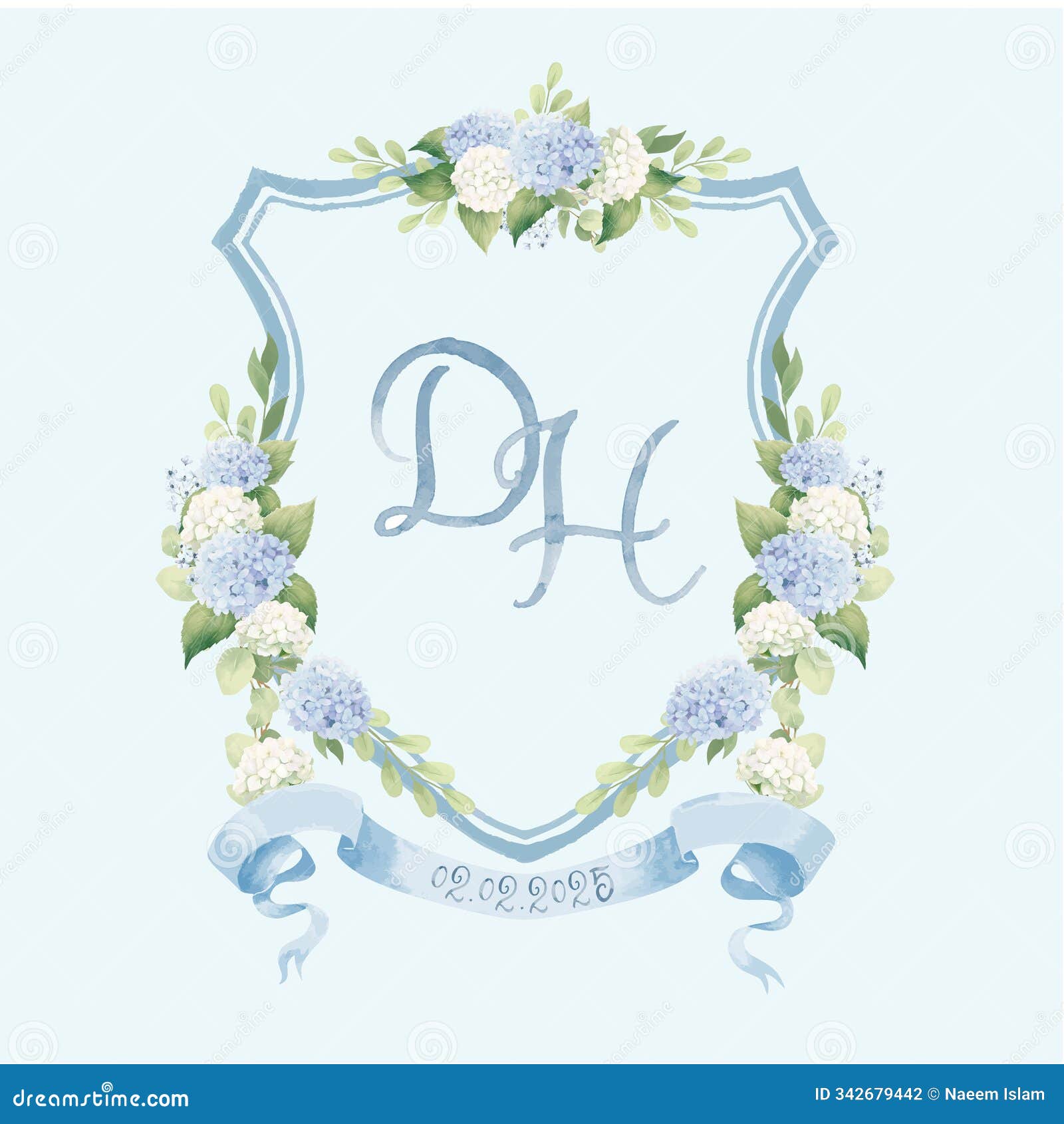KS Initial Wedding Monogram Calligraphy Vector Illustration. Hand Drawn ...
