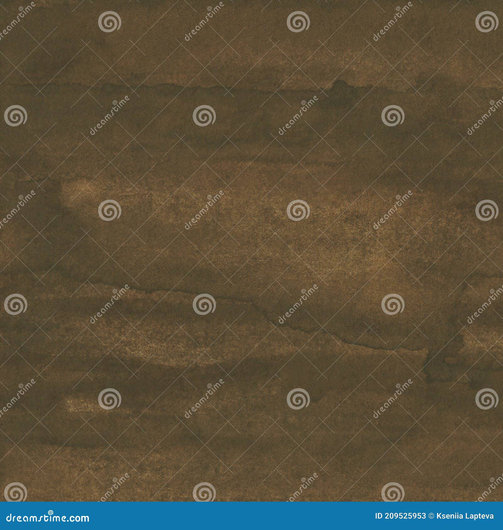 Watercolor Deep Coffee Brown Background Texture. Stains on Paper Stock ...