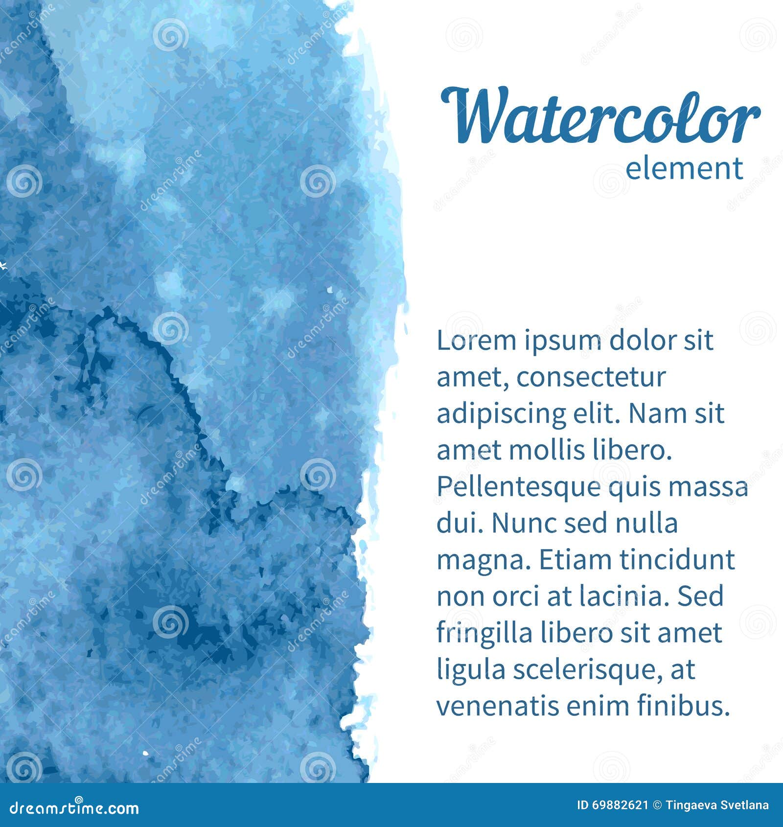 Watercolor design element stock illustration. Illustration of concepts ...