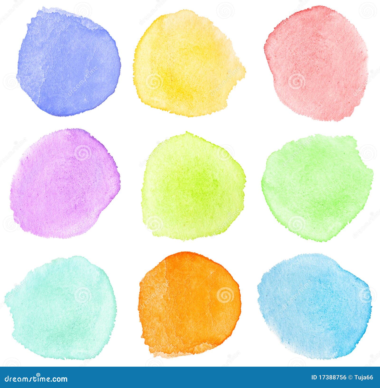 Watercolor dots stock illustration. Illustration of green - 17388756