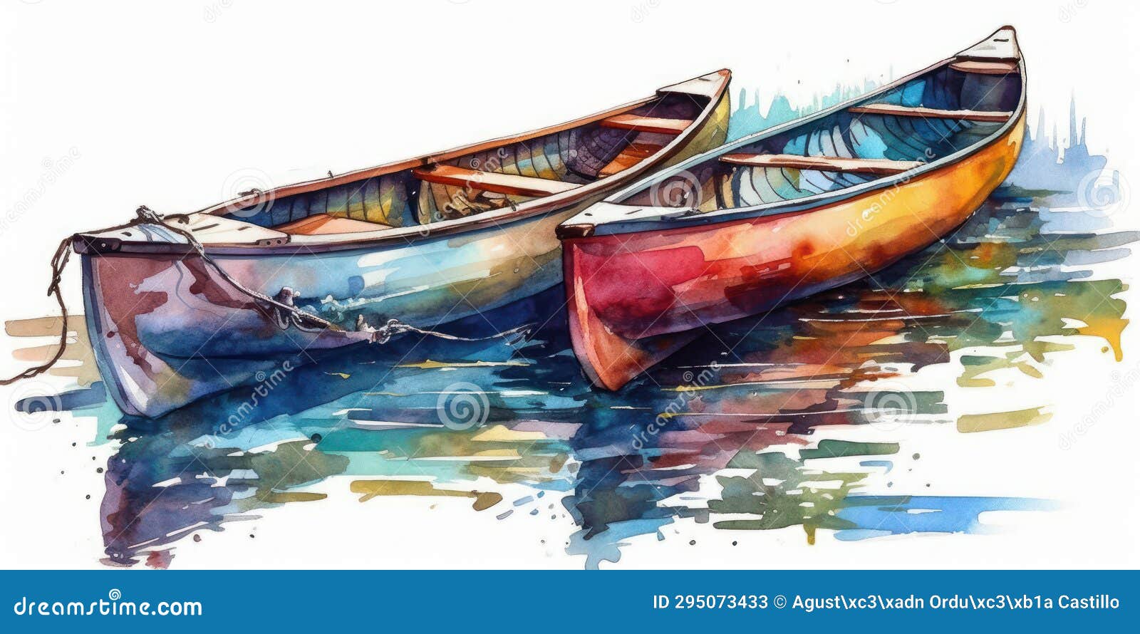 Canoe Drawing On Water at Nicholas Packard blog