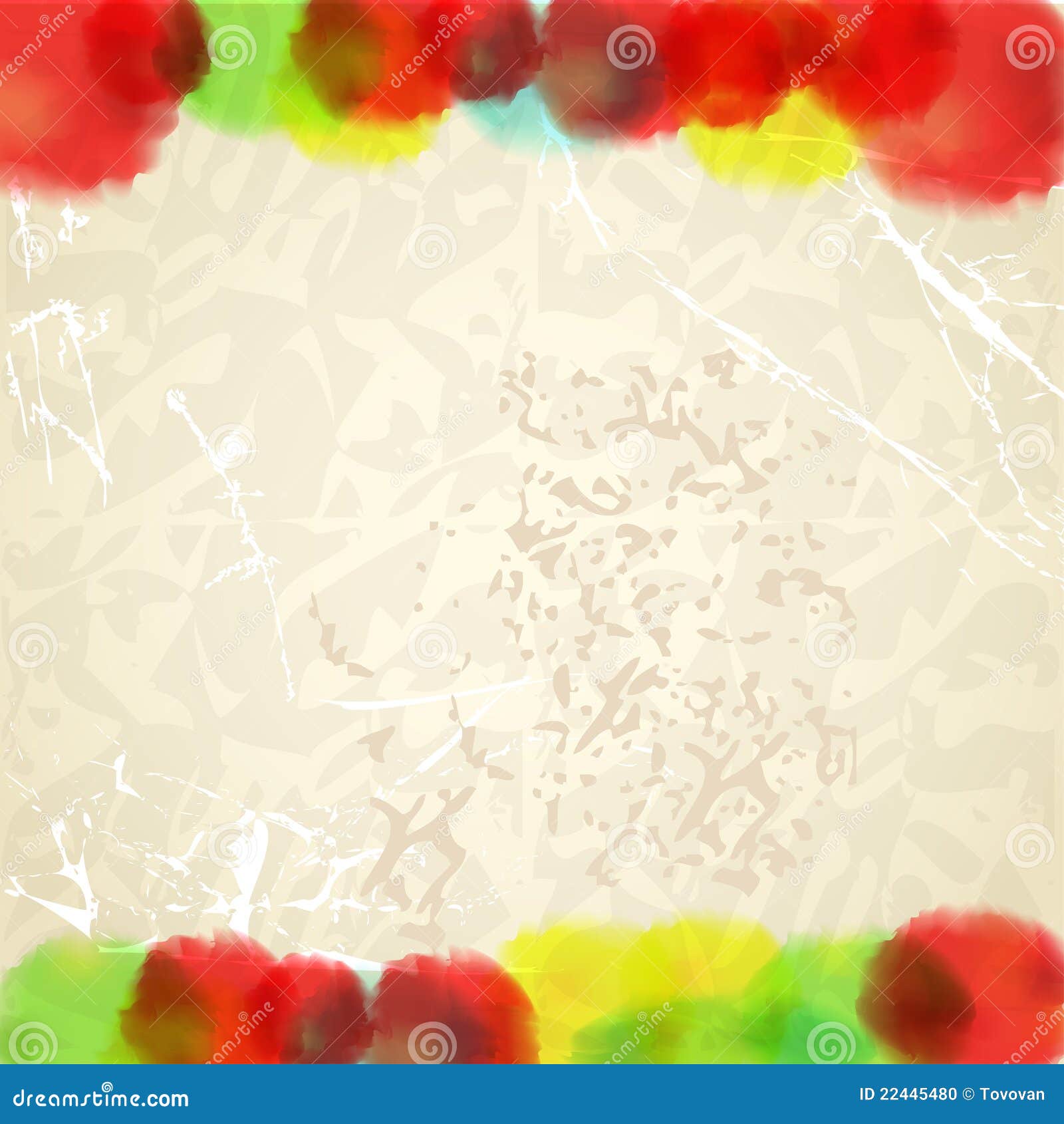 Watercolor Drops on Paper Background Stock Vector - Illustration of ...