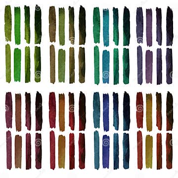 Watercolor Patches Texture Modern Pattern Classic Stock Illustration ...