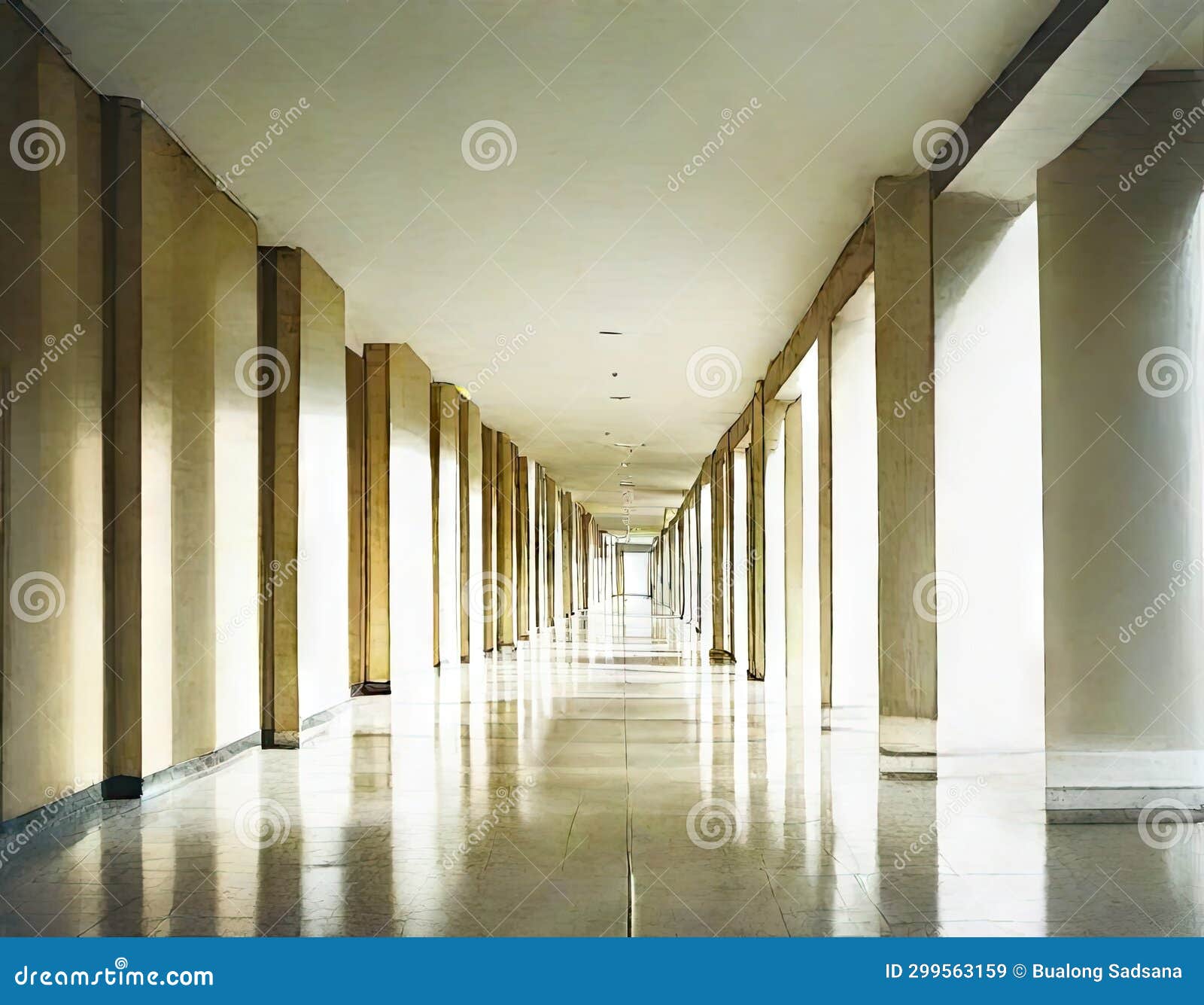 Watercolor of Empty Vacant Home House Design Stock Illustration ...