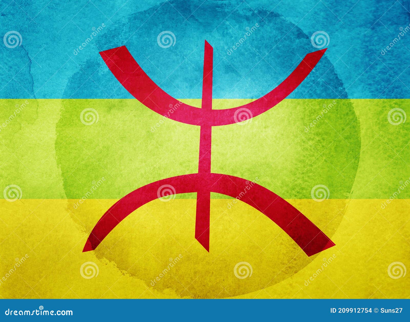 Berber Flag Stock Photography | CartoonDealer.com #100561916