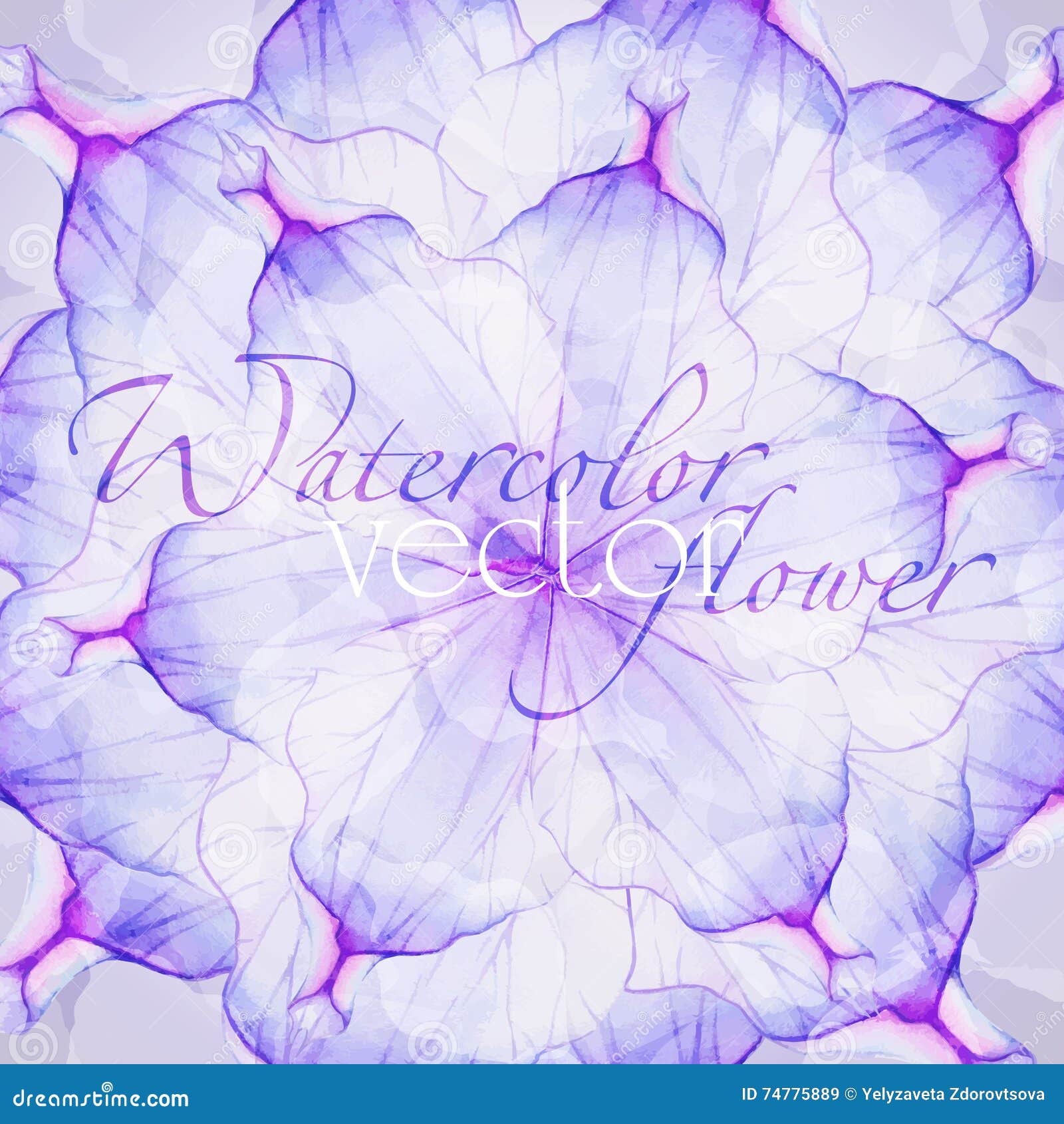 Watercolor Floral Round Patterns. Stock Vector - Illustration of ...