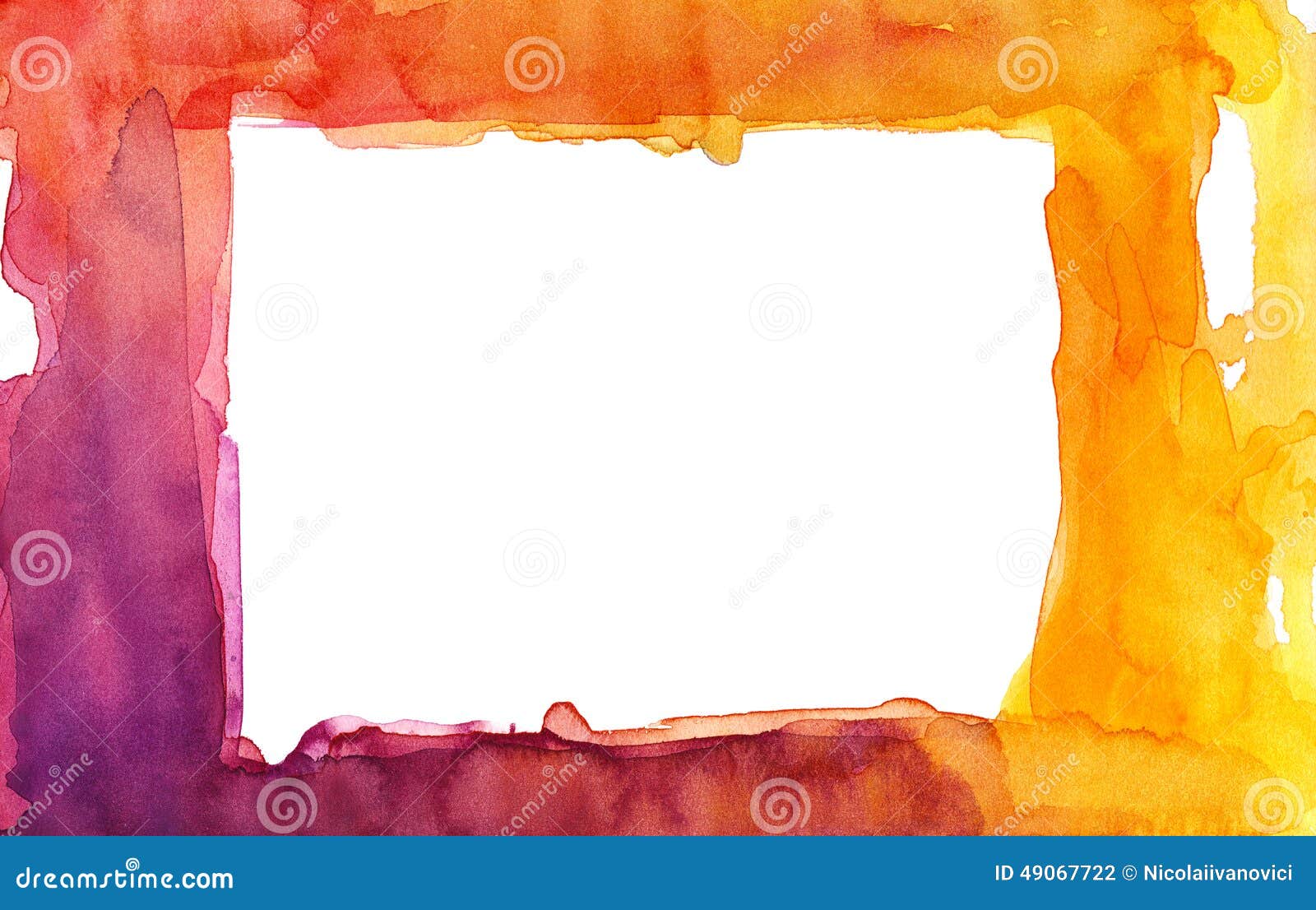 Watercolor Frame Design Royalty-Free Stock Image | CartoonDealer.com ...