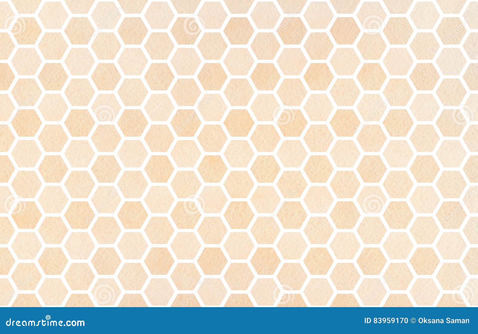 Watercolor Geometrical Comb Pattern. Stock Illustration - Illustration ...