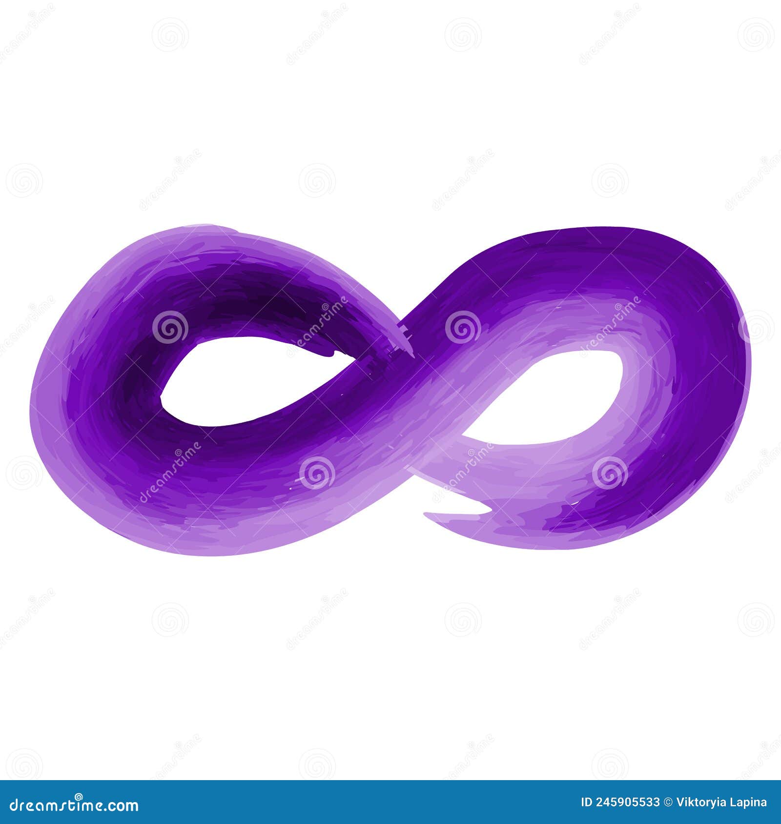 Watercolor Gradient Brush Stripes Background Vector, Infinity Sign ...