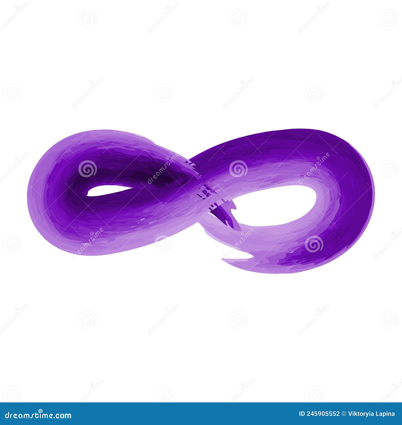 Watercolor Gradient Brush Stripes Background Vector, Infinity Sign ...