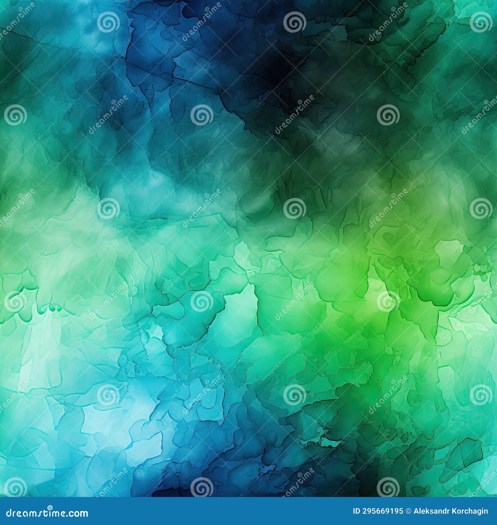Watercolor Gradient Pastel Background with Blue Green Seamless Texture ...