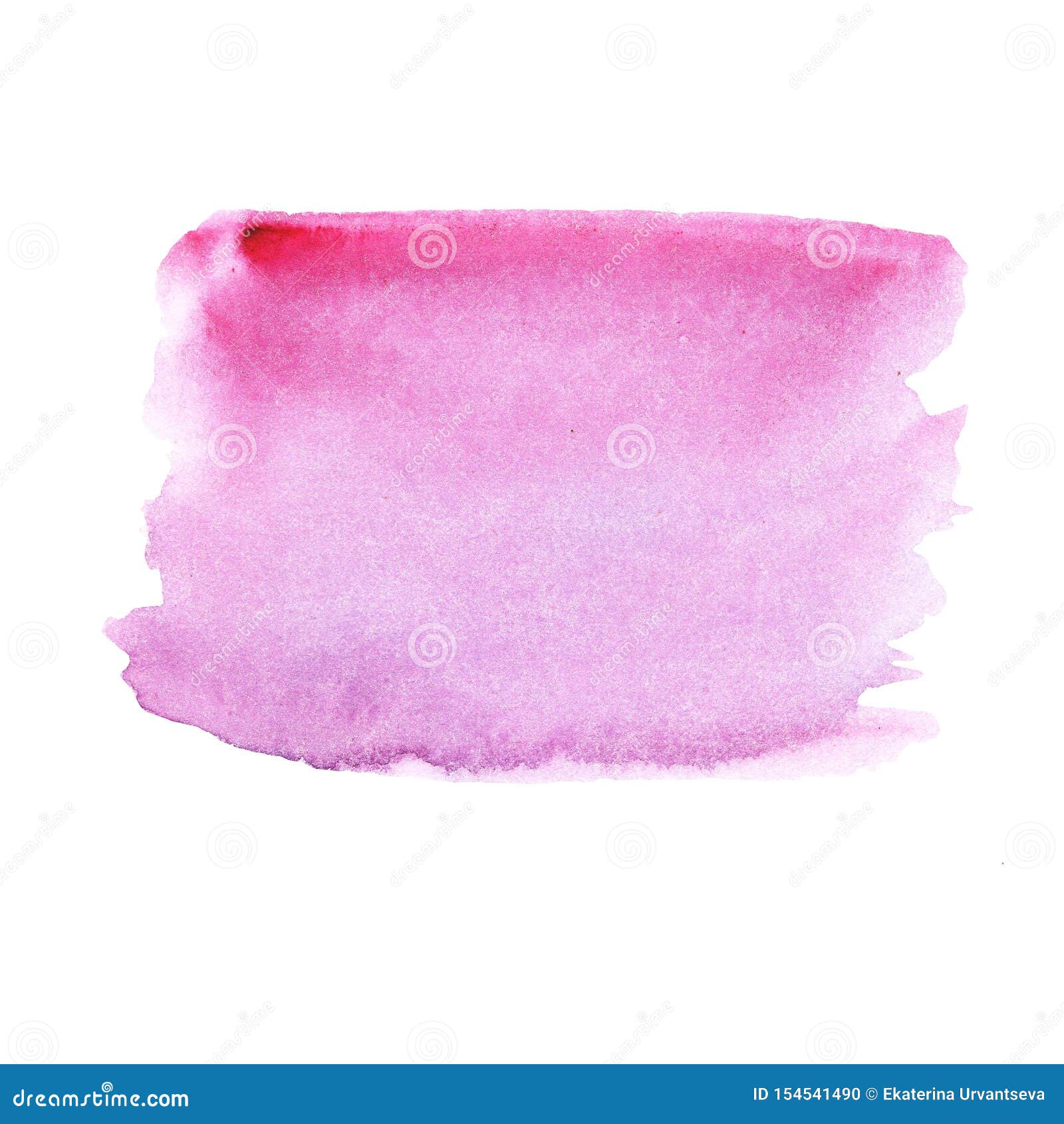 Watercolor Gradient Pink Violet Illustration on White Background Stock ...